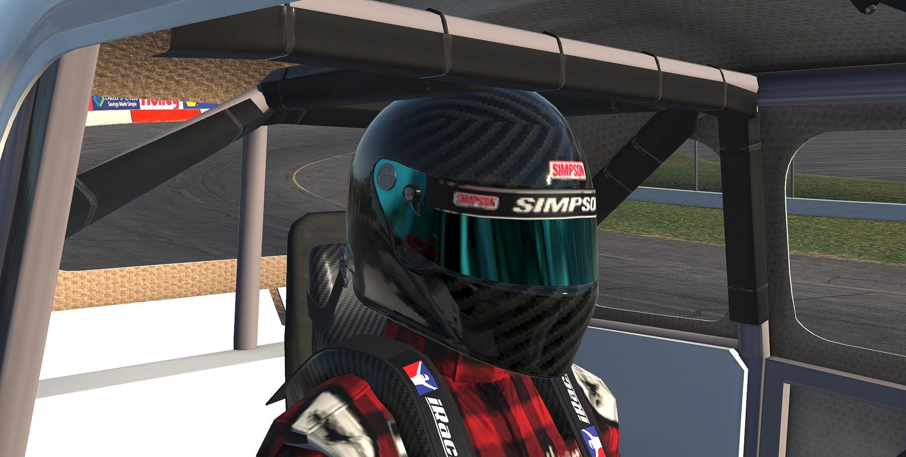 Larry Hamer 2023 Helmet by Aaron Russell - Trading Paints