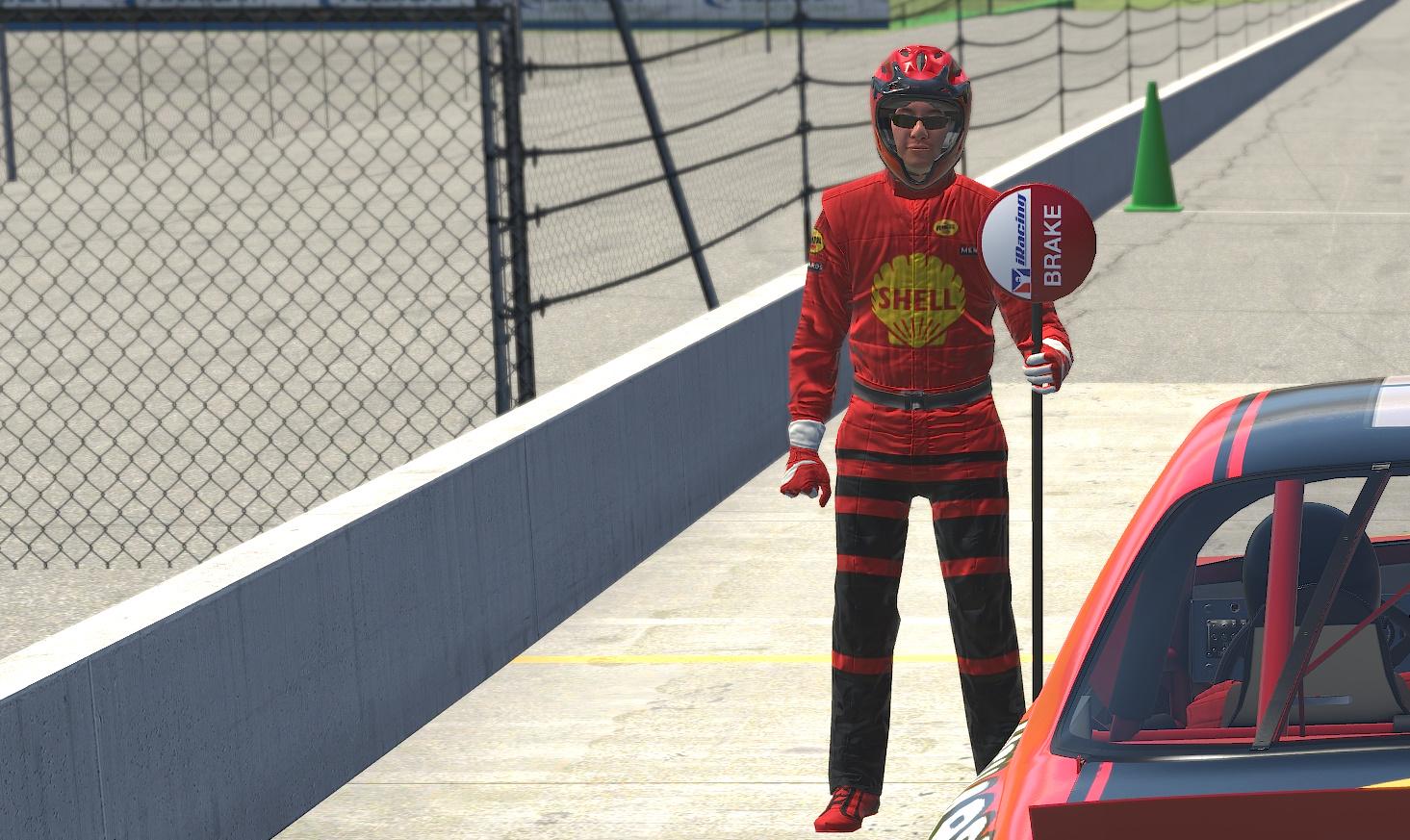 (Legacy) Shell-Pennzoil Red/Black Suit by Chance Campbell - Trading Paints