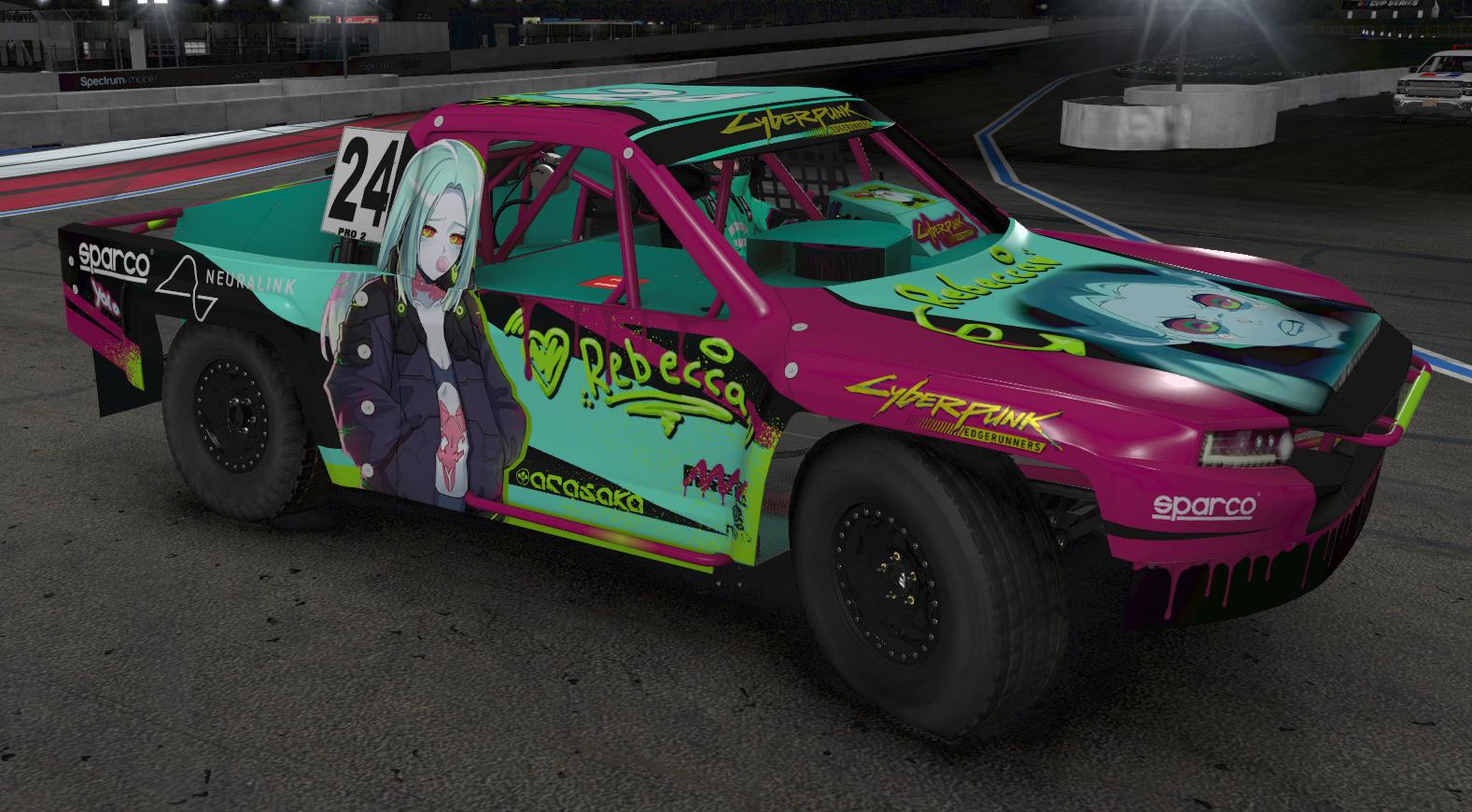 Cyberpunk Lucas Oil w/ Rebecca Edgerunners by Andrei S. - Trading Paints