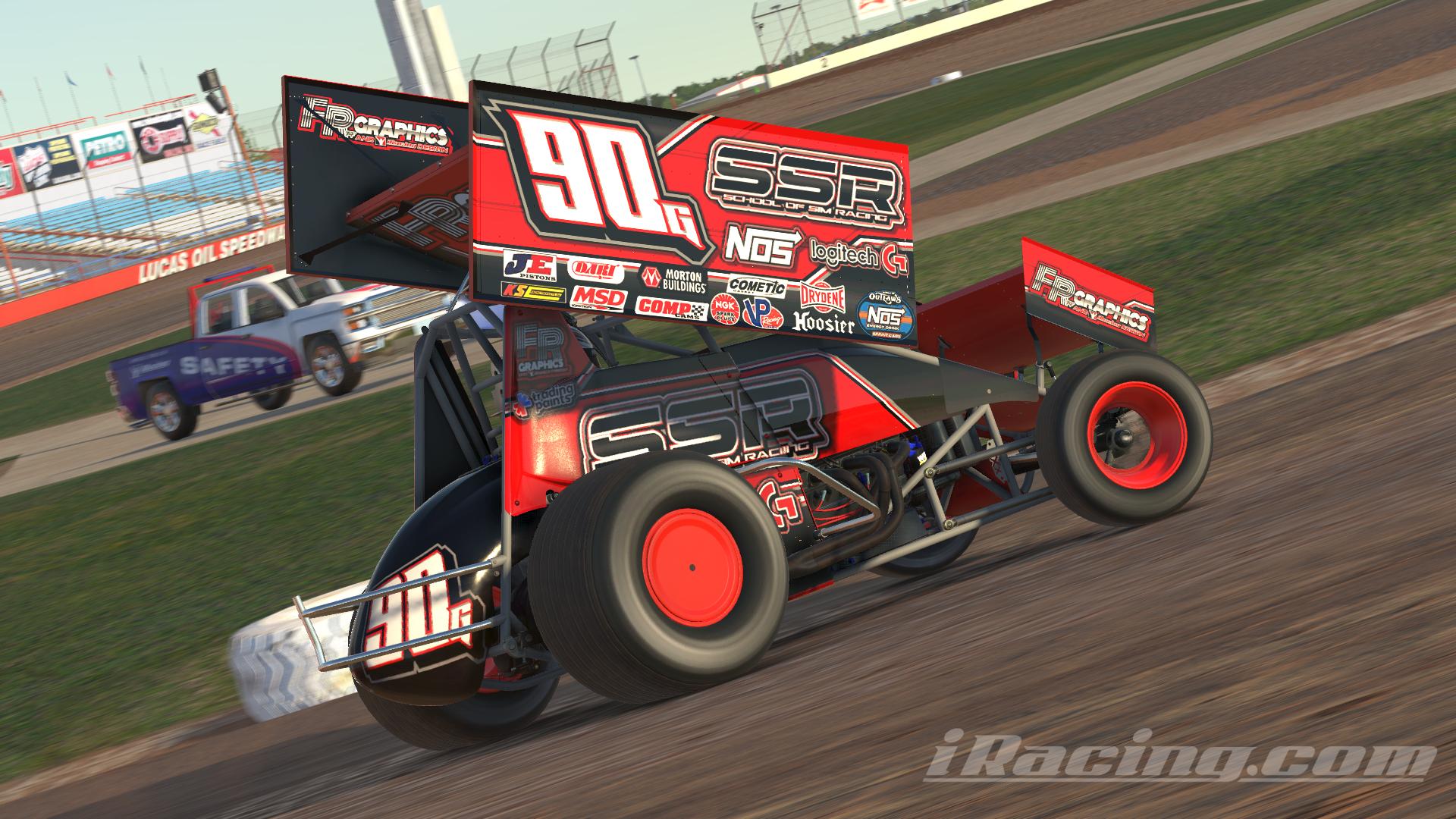 Garrett Beers 2023 Dirt Sprintcar by Jason Furqueron - Trading Paints