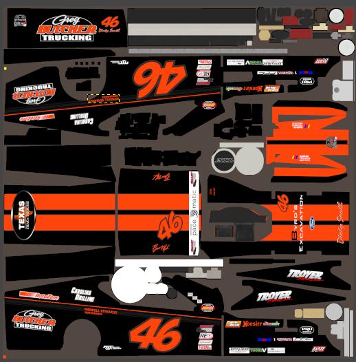 Greg Butcher Trucking Modified by Brant Mickel - Trading Paints