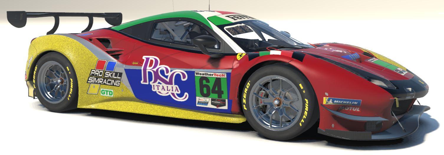 Ferrari -IMSA- 488 GT3 Evo 2020 by Paolo Lorenzetti - Trading Paints