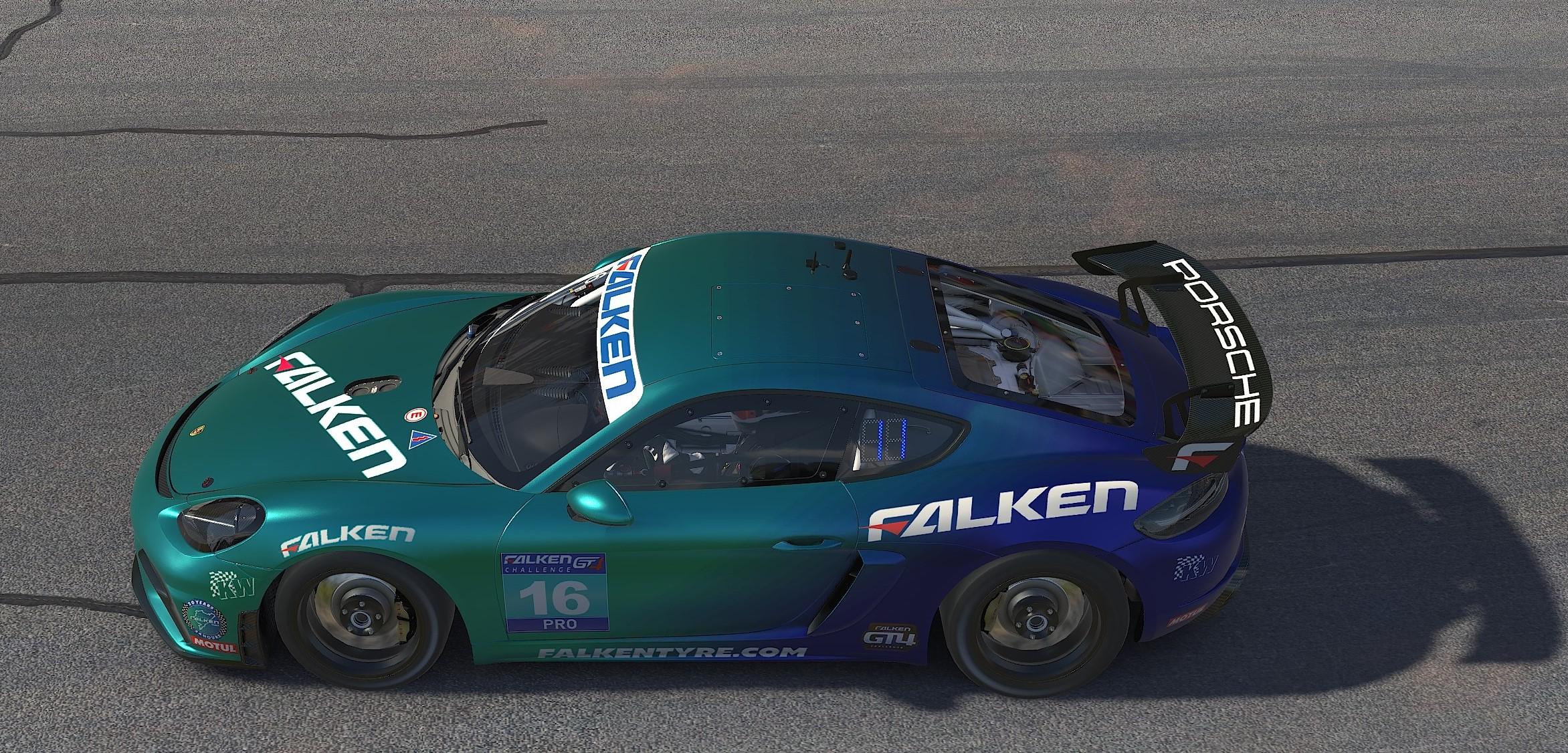 Porsche 718 Cayman GT4 Falken Racing by Scott N. - Trading Paints