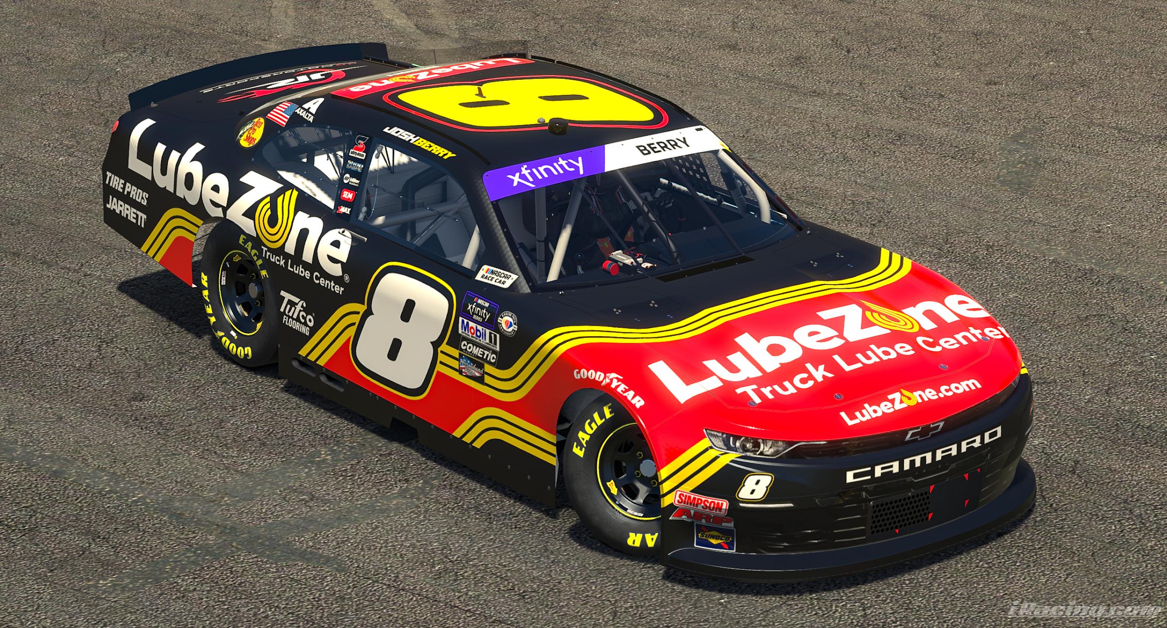 2023 Josh Berry LubeZone Camaro by Ryan A Williams - Trading Paints