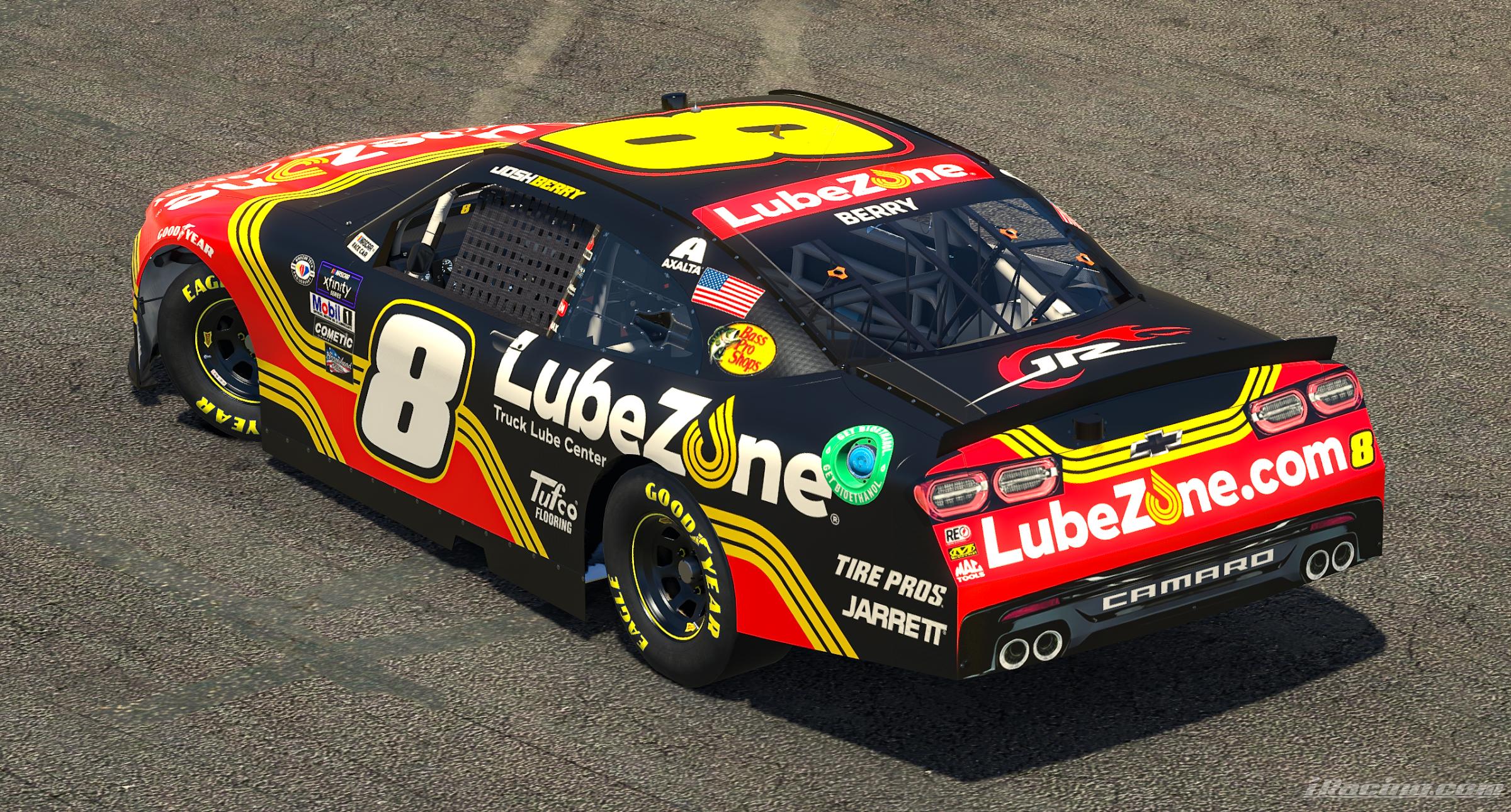 2023 Josh Berry LubeZone Camaro by Ryan A Williams - Trading Paints