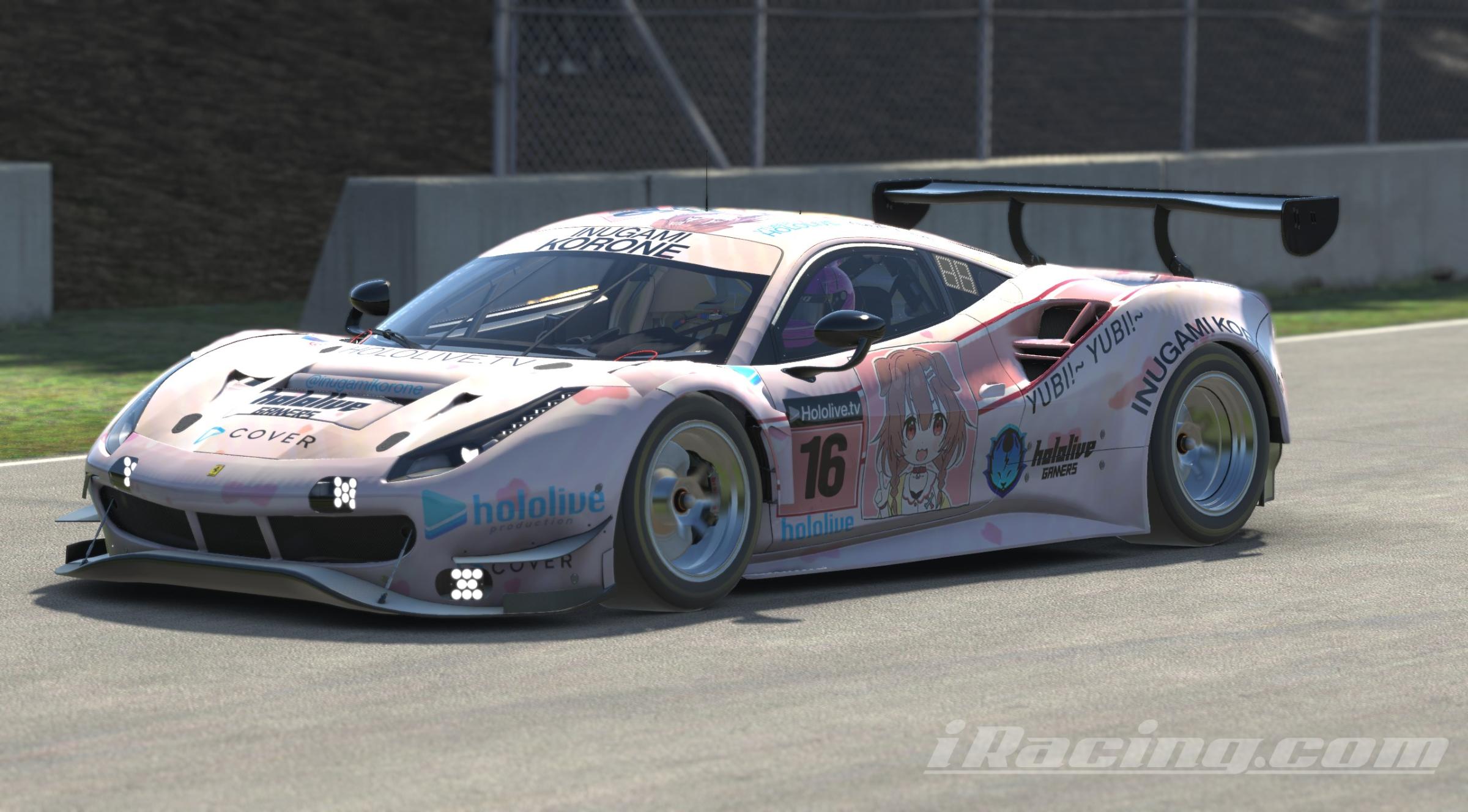 Hololive Gamers - Inugami Korone Ferrari GT3 Evo by Kalle Leskinen ...