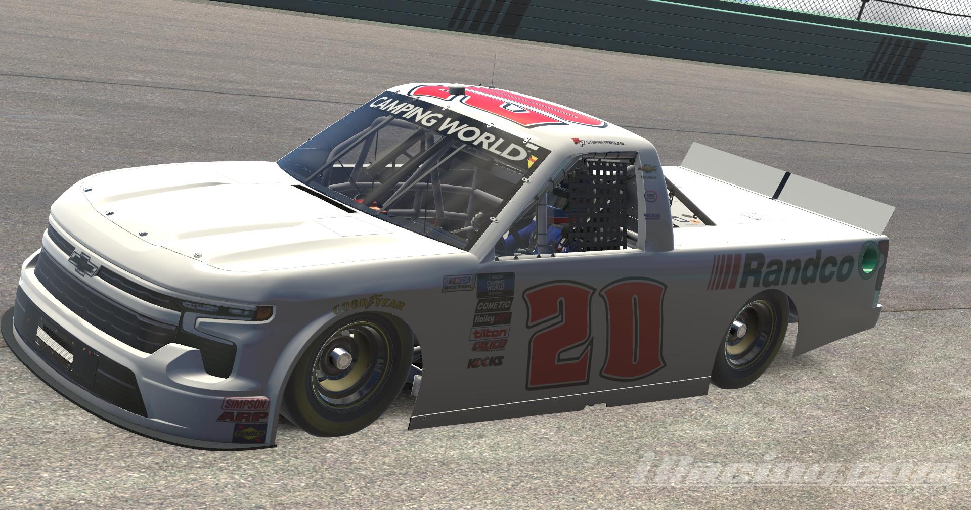 #20 Stefan Parsons 2022 Randco Truck by Martin Roberg - Trading Paints