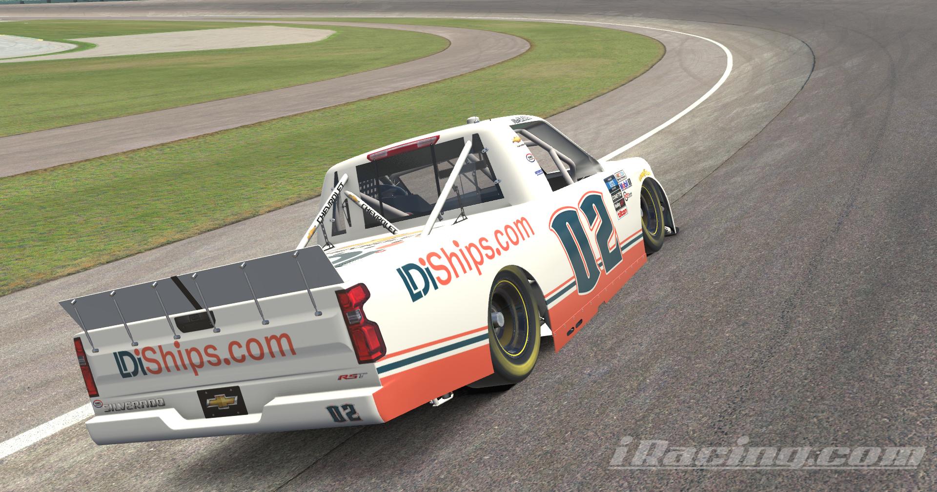 #02 Kaz Grala 2022 LdiShips Truck by Martin Roberg - Trading Paints