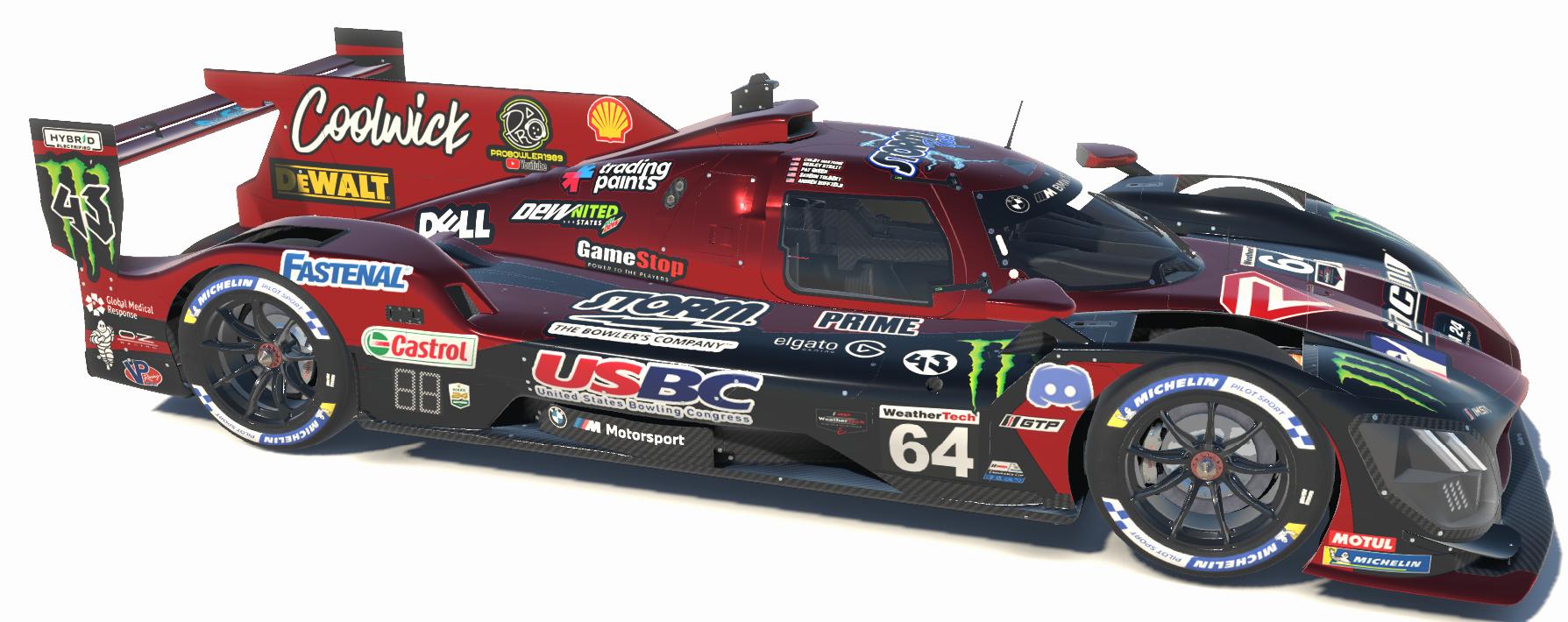 Storm Racing LMDh Red by Wesley Strait - Trading Paints