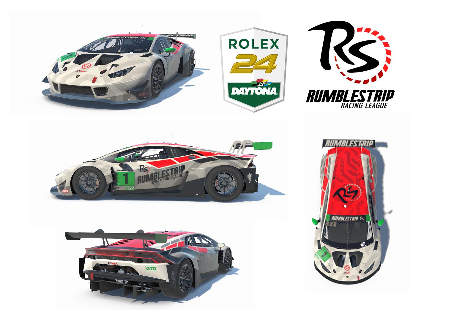 Lamborghini GT3 RUMBLESTRIP Racing by Phillip Carpenter - Trading Paints