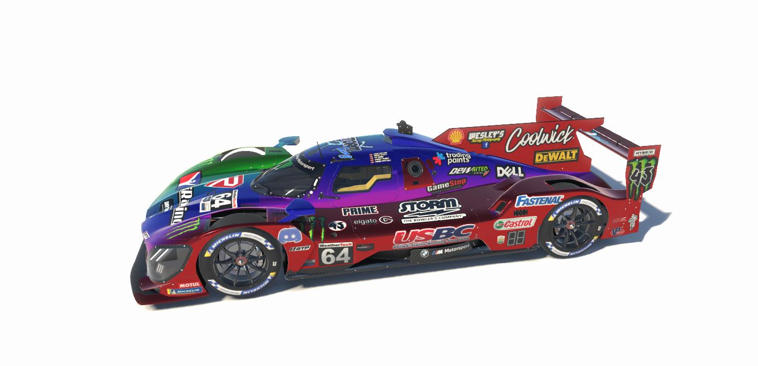 Storm Racing LMDh Rainbow 1 by Wesley Strait - Trading Paints