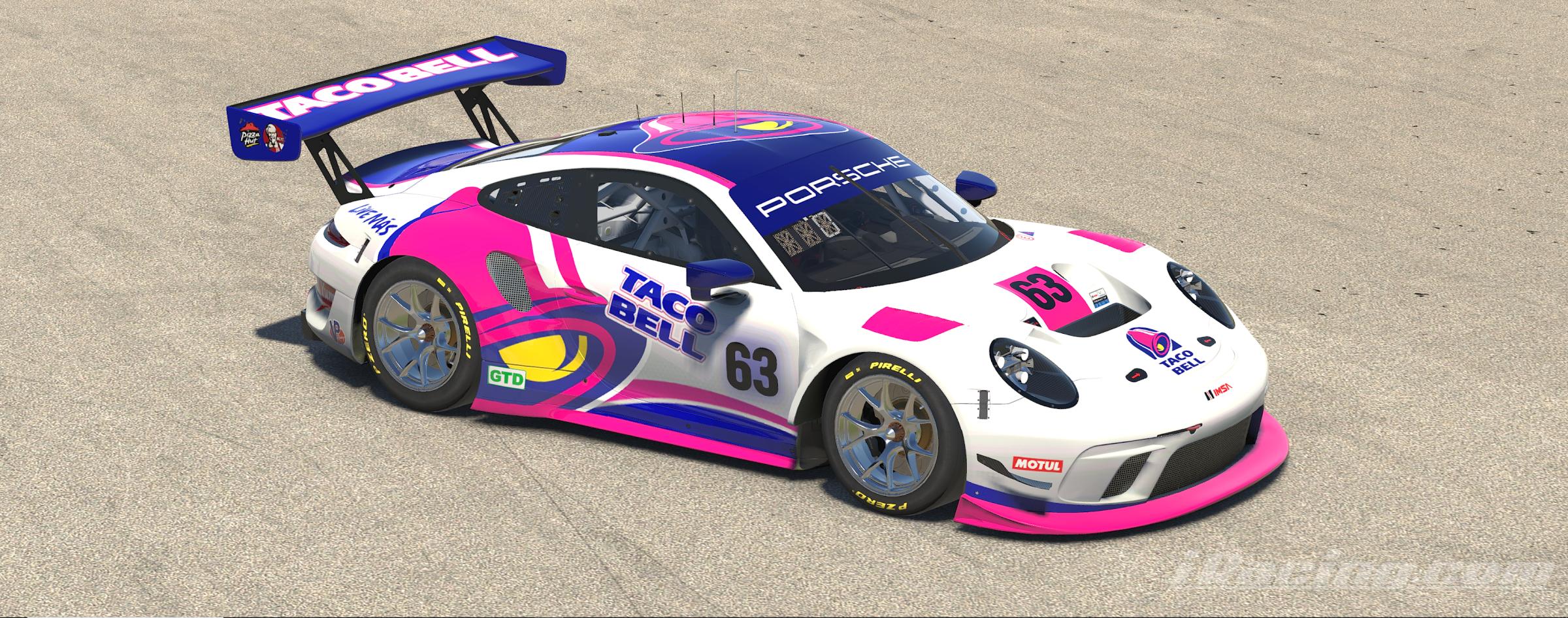 Taco Bell - Porsche by John Rubino - Trading Paints