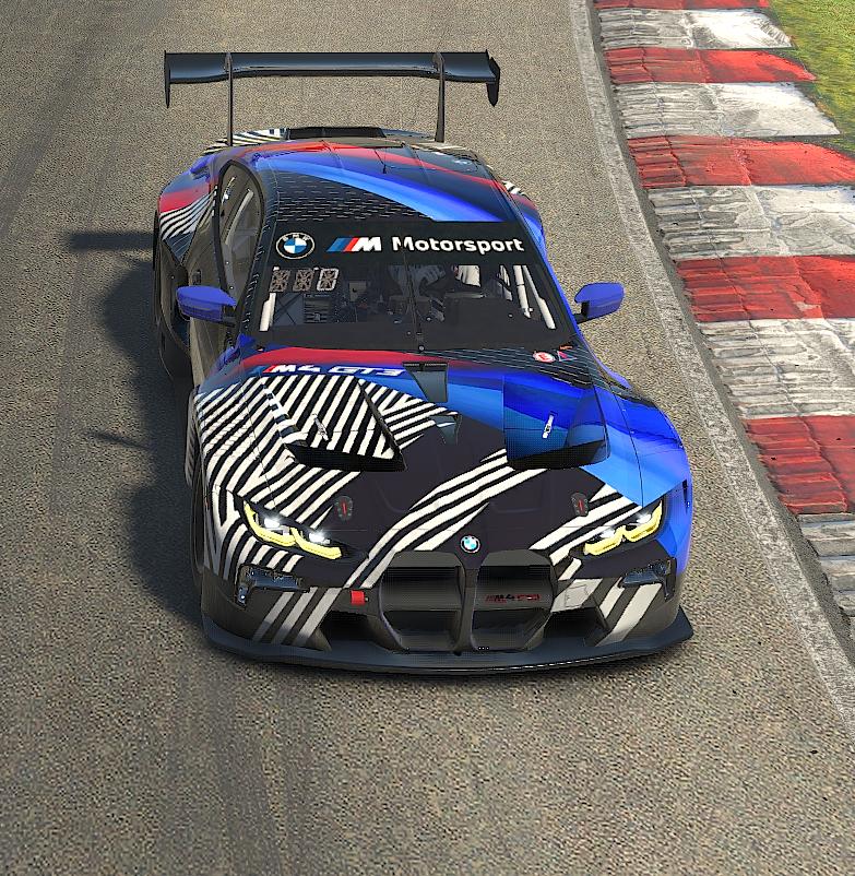 BMW M4 GT3 official paint by Kaleb Belak - Trading Paints