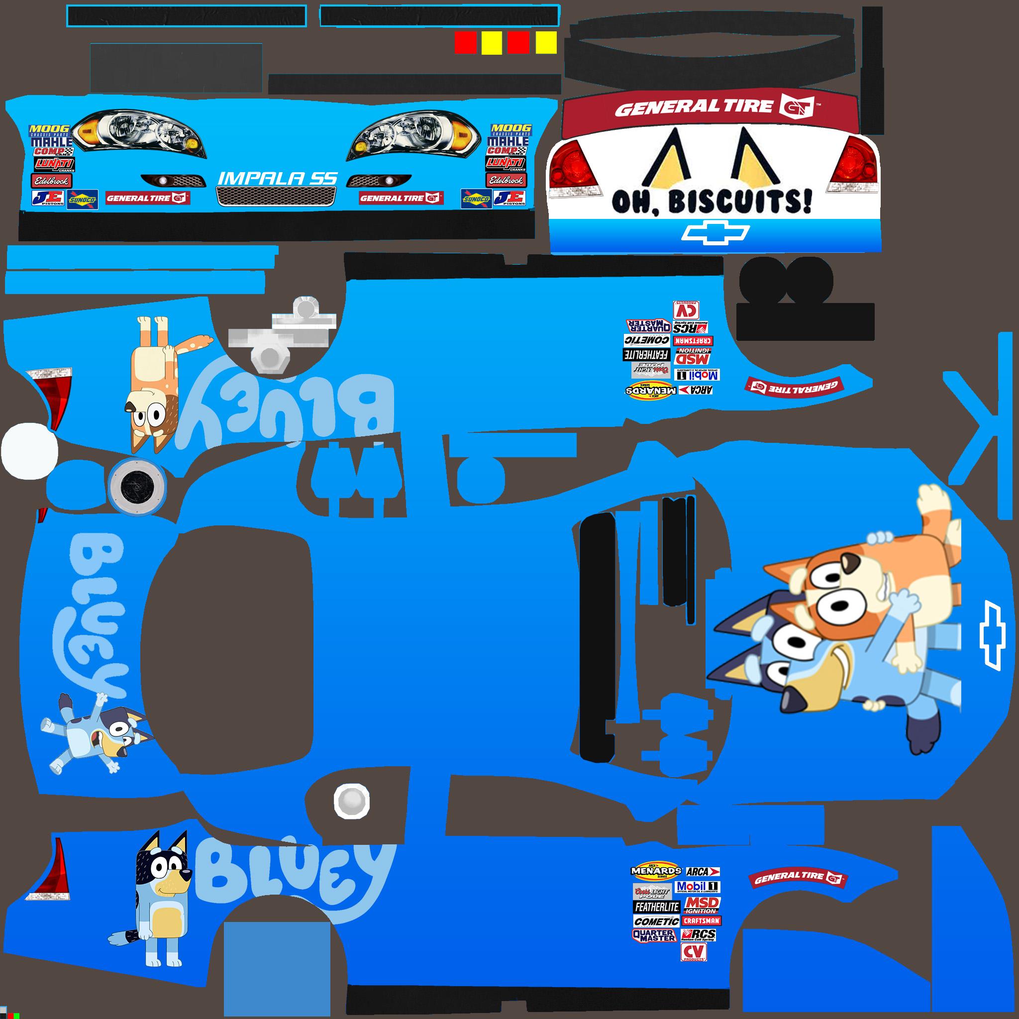 Bluey Arca by Nick Russell - Trading Paints