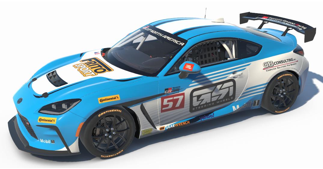 Toyota GR86 FRITOSPORT John Casey CSS 2023 WITH iRacing DECAL by Edgar ...