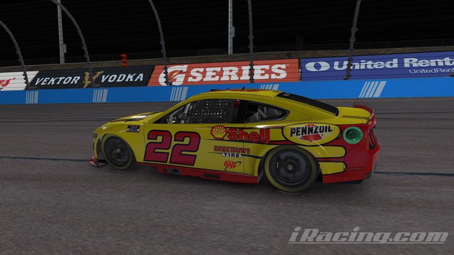 Joey Logano Pennzoil Shell #22 Inverted Scallops Concept by Bobby B ...