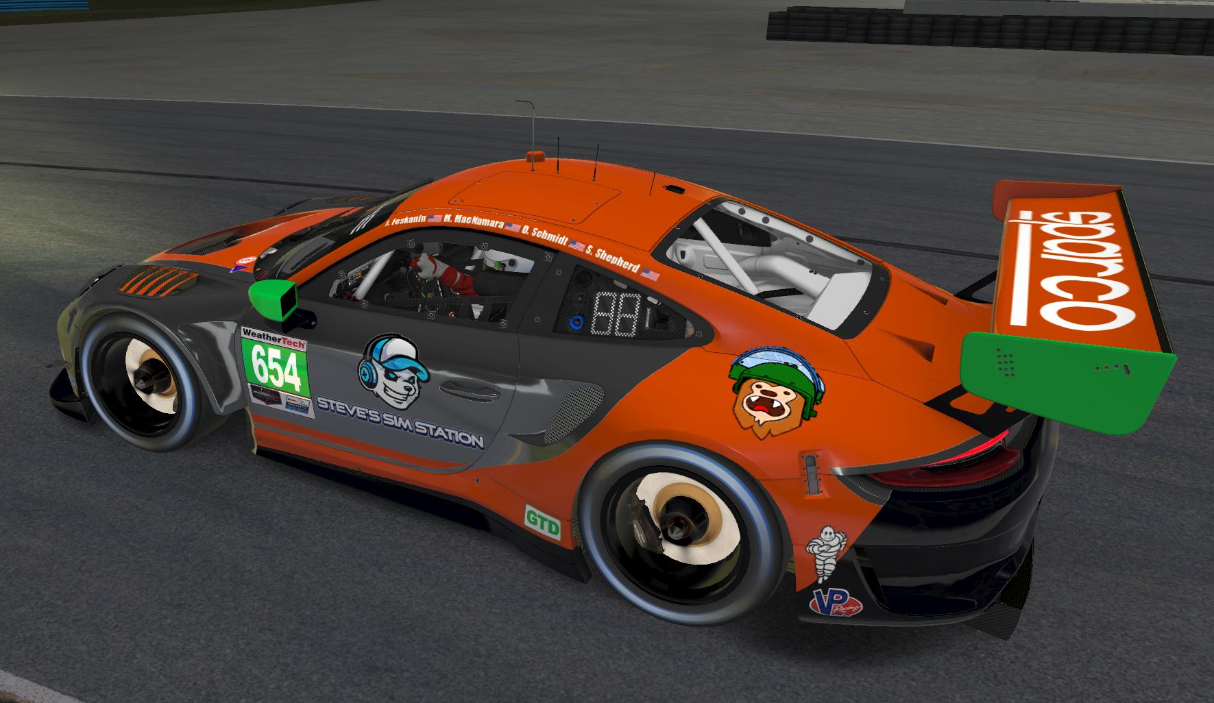 654 Motorsports - Rolex 24 Livery by Carolus Theel - Trading Paints