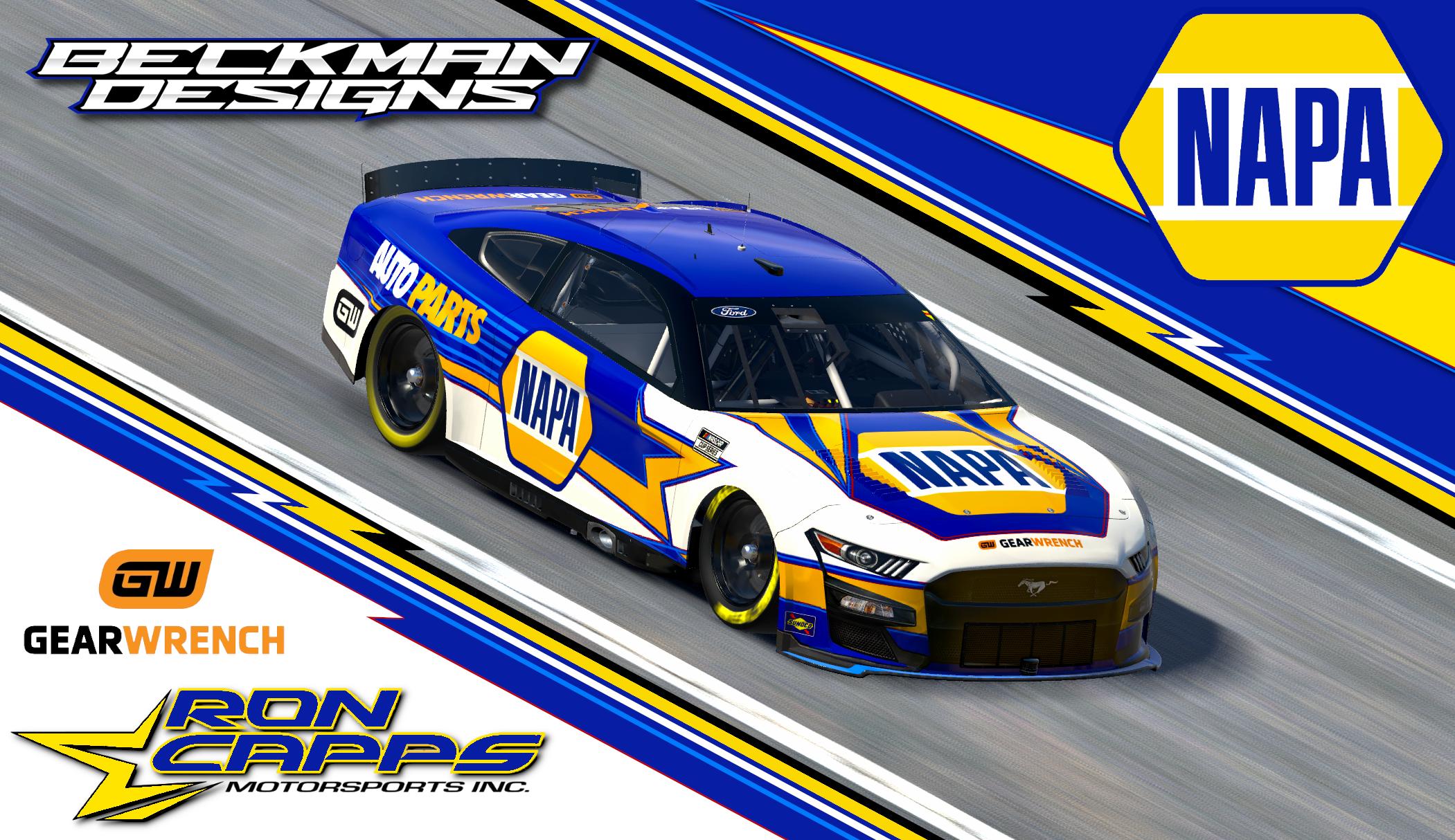 Ron Capps 2023 NAPA Fictional Gen 7 Ford Mustang by Jason Beckman ...