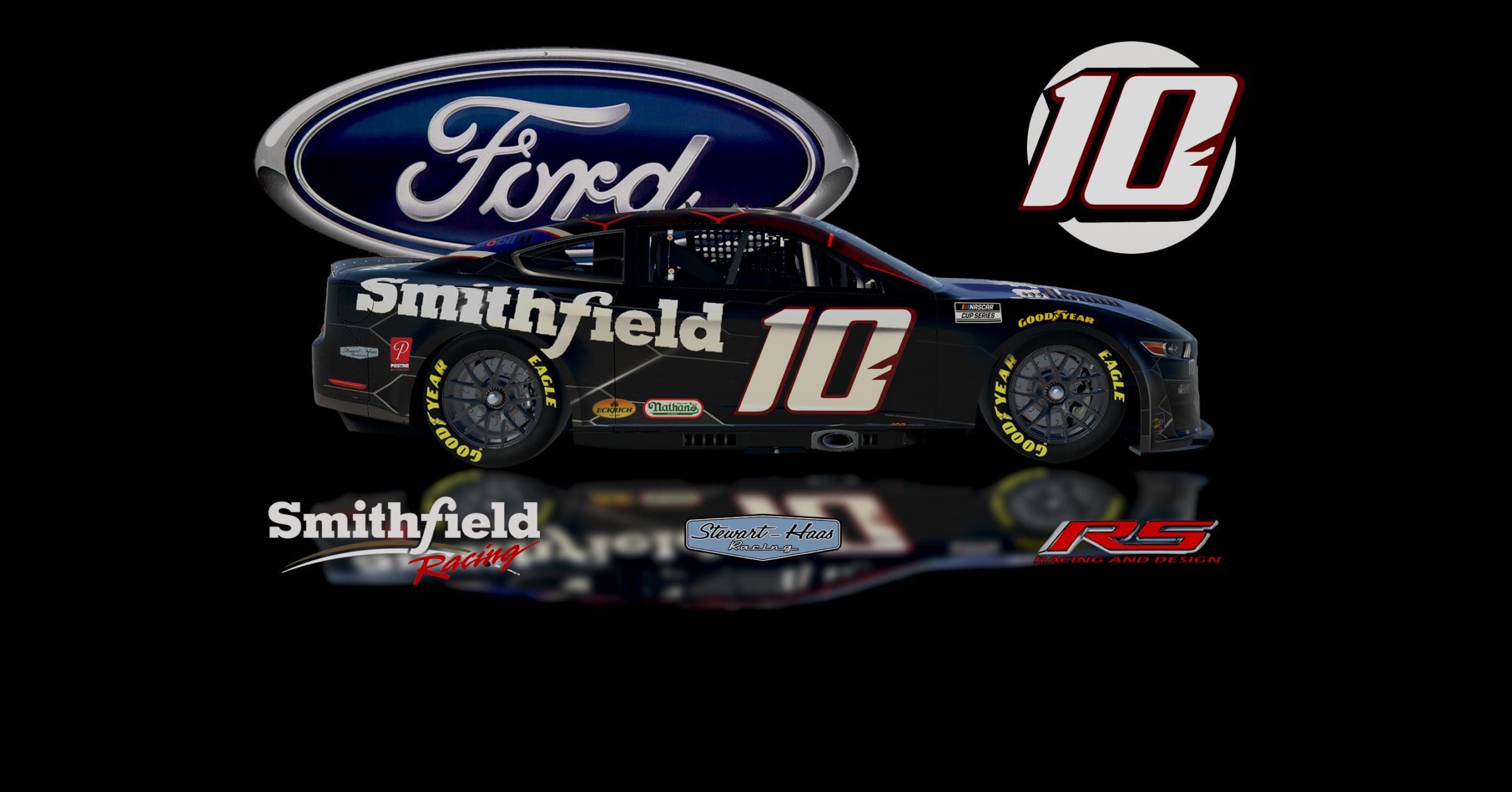 Ford Mustang Nextgen 10 SMITHFEILD red black and blue tga by Roger S. - Trading Paints