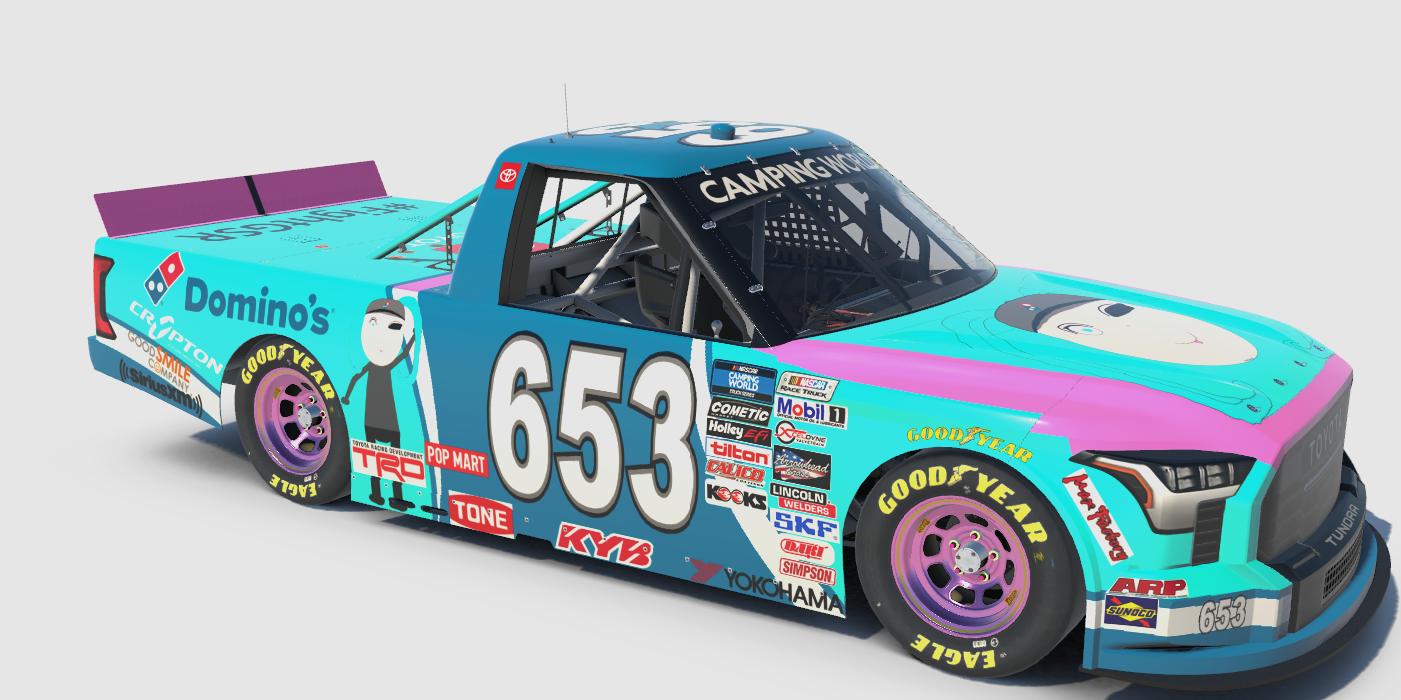 dominos x Hatsune Miku Toyota Tundra (PA league weekly theme paint) by ...