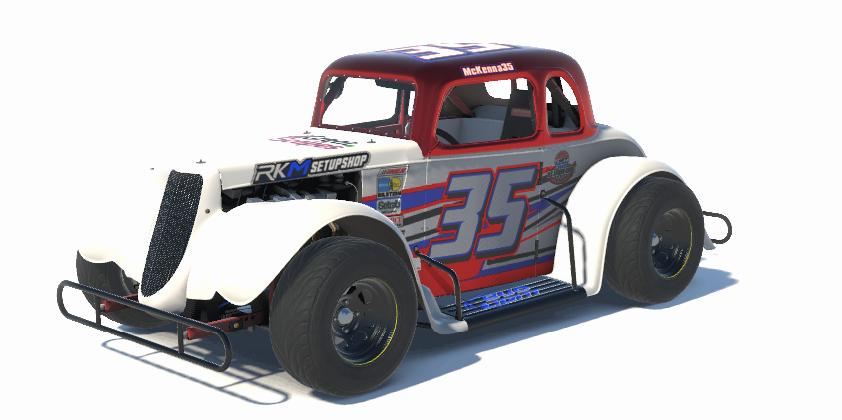 Chris Mckenna Legend Car by Caden Tufts - Trading Paints