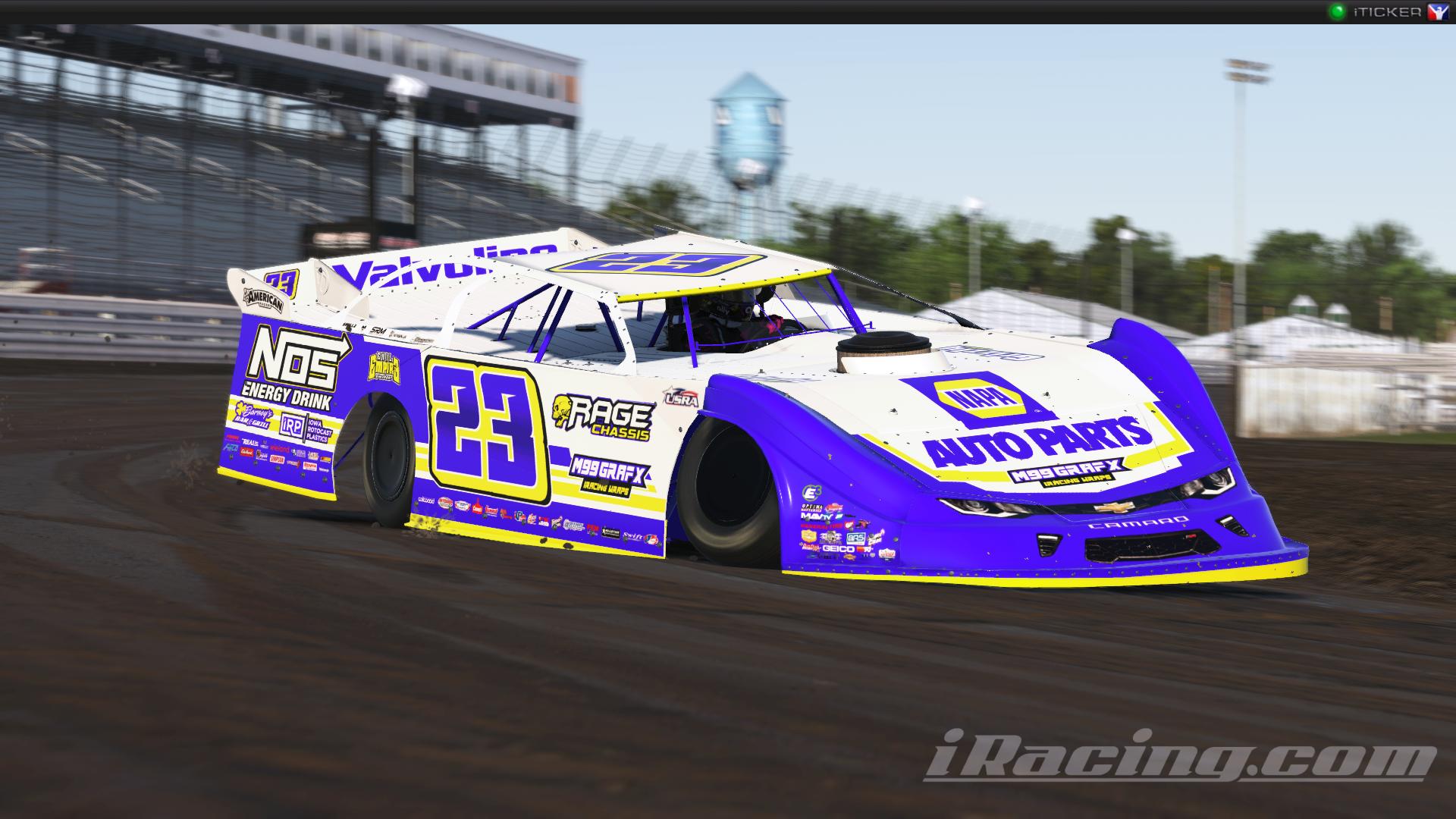 Blake Hoppe Limited Late Model #23 by Logan Monteith - Trading Paints