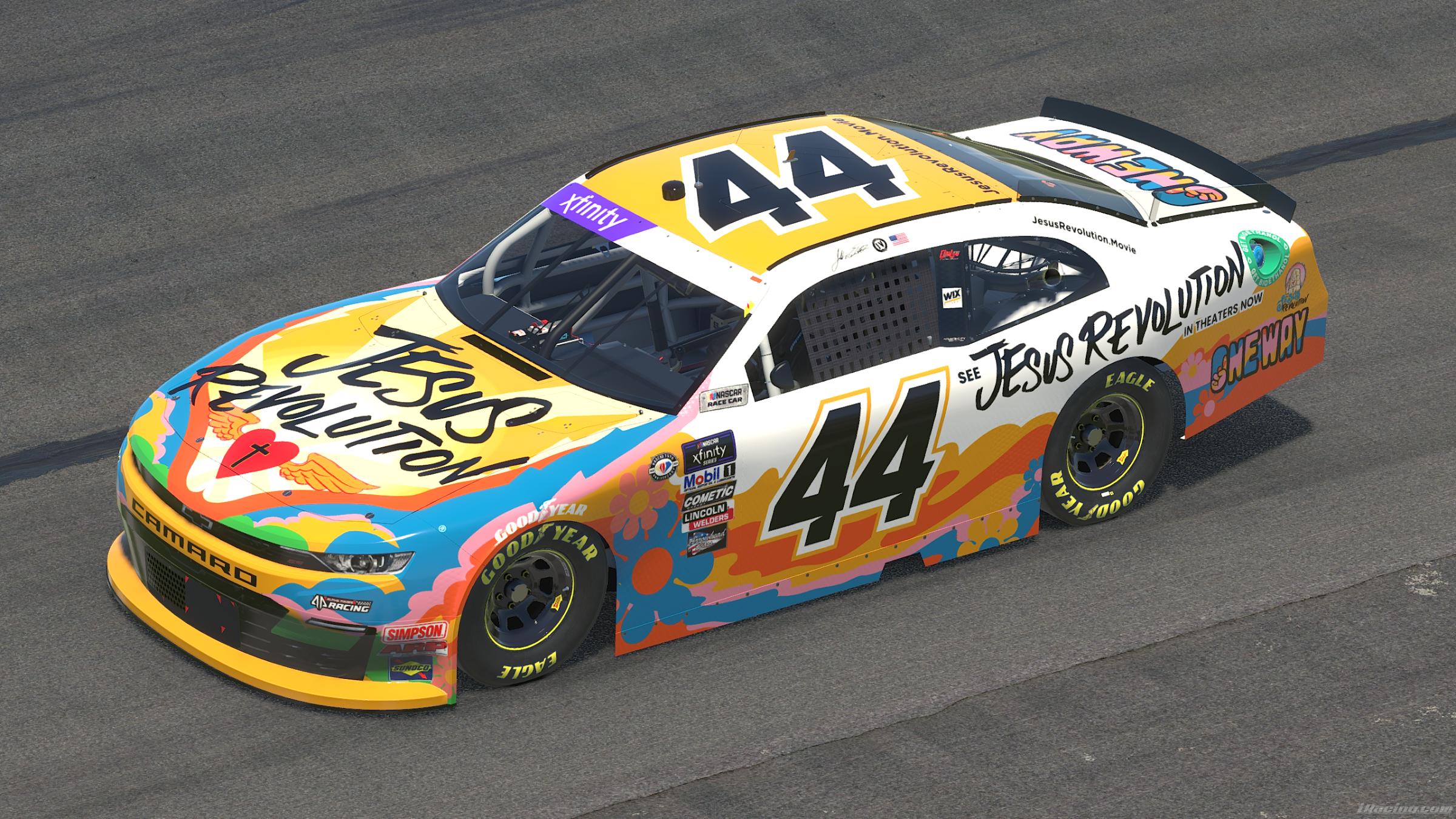 2023 Jeffrey Earnhardt #44 Jesus Revolution by Ryan Pistana - Trading ...