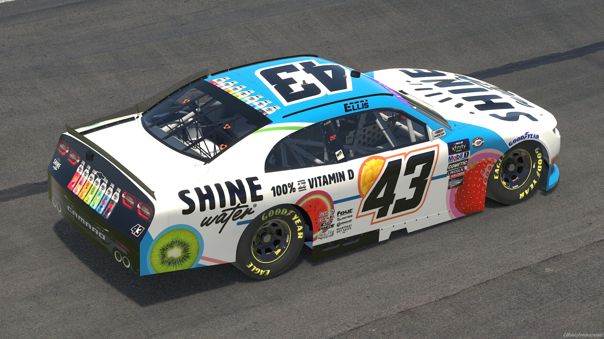 2023 Ryan Ellis #43 ShineWater by Ryan Pistana - Trading Paints
