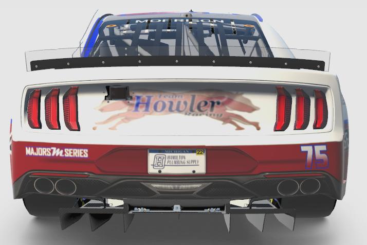 Ford Mustang Nextgen Howler Racing by Jeremy Morrison - Trading Paints