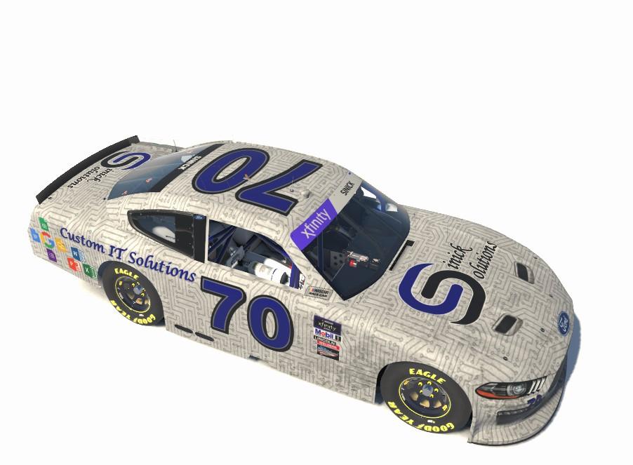 Xfinity Mustang Sinick Solutions Circuit by Adam Sinick - Trading Paints