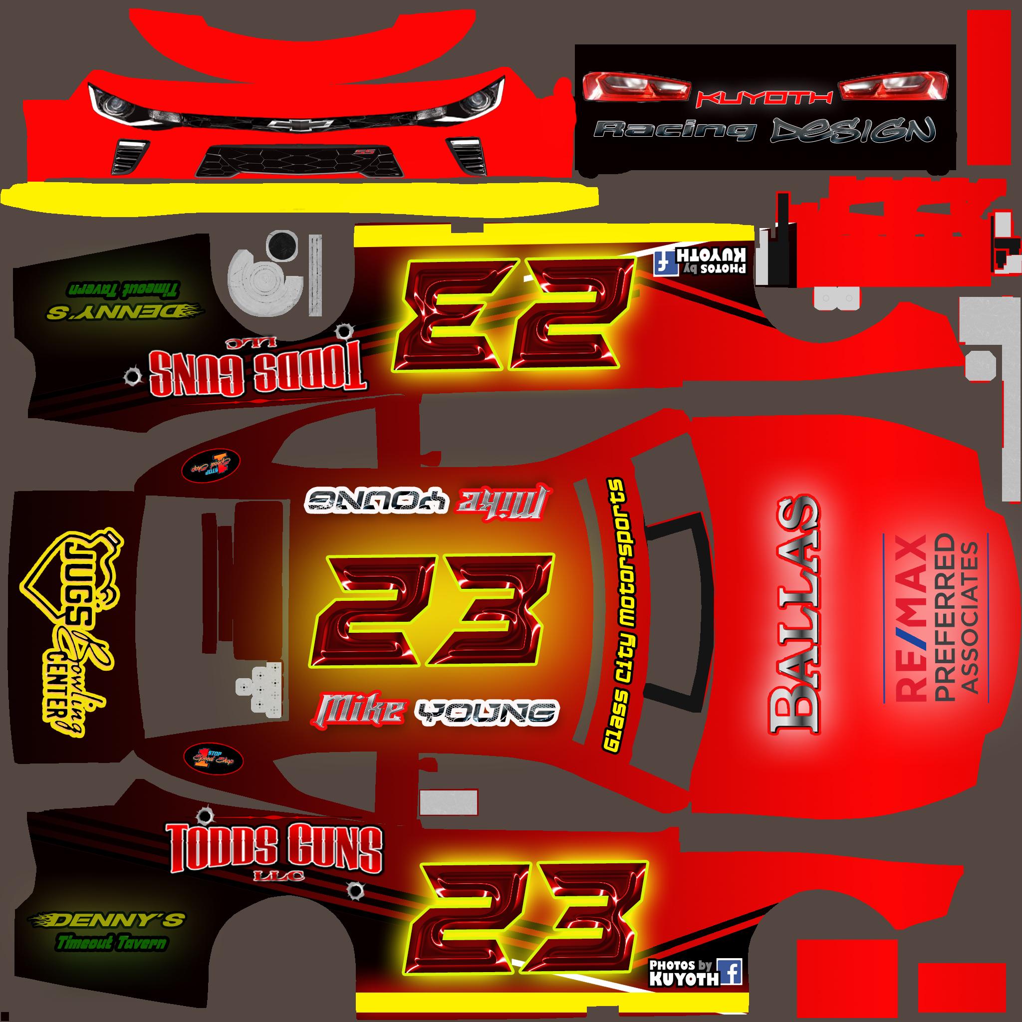 Super Late Model red black my vector2 red chrome 1 camaro1 alternate ...