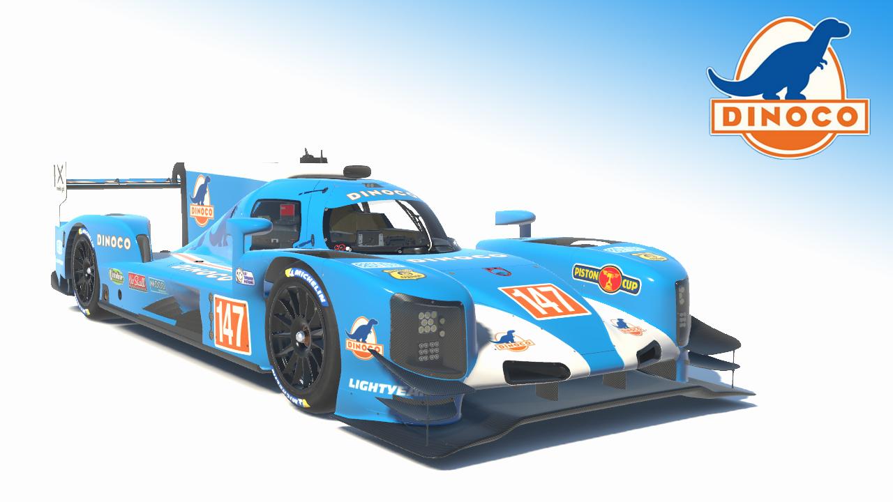 Dallara P217 - Dinoco Racing by Josemi Moronta - Trading Paints