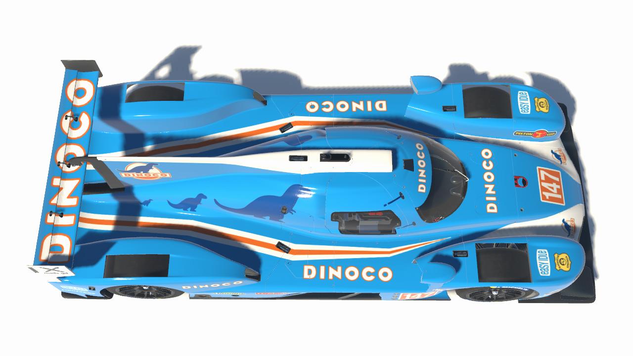 Dallara P217 - Dinoco Racing by Josemi Moronta - Trading Paints