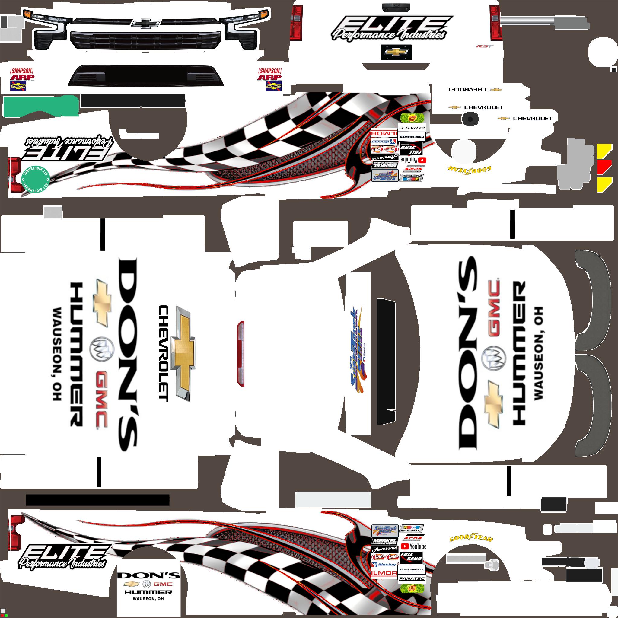 Chevrolet Silverado Truck 2019 dons by Chris D. - Trading Paints