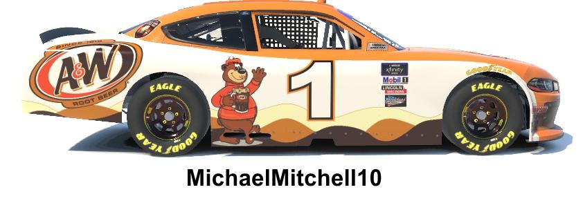 A&W Root Beer Xfinity Ford Mustang by Michael M. - Trading Paints