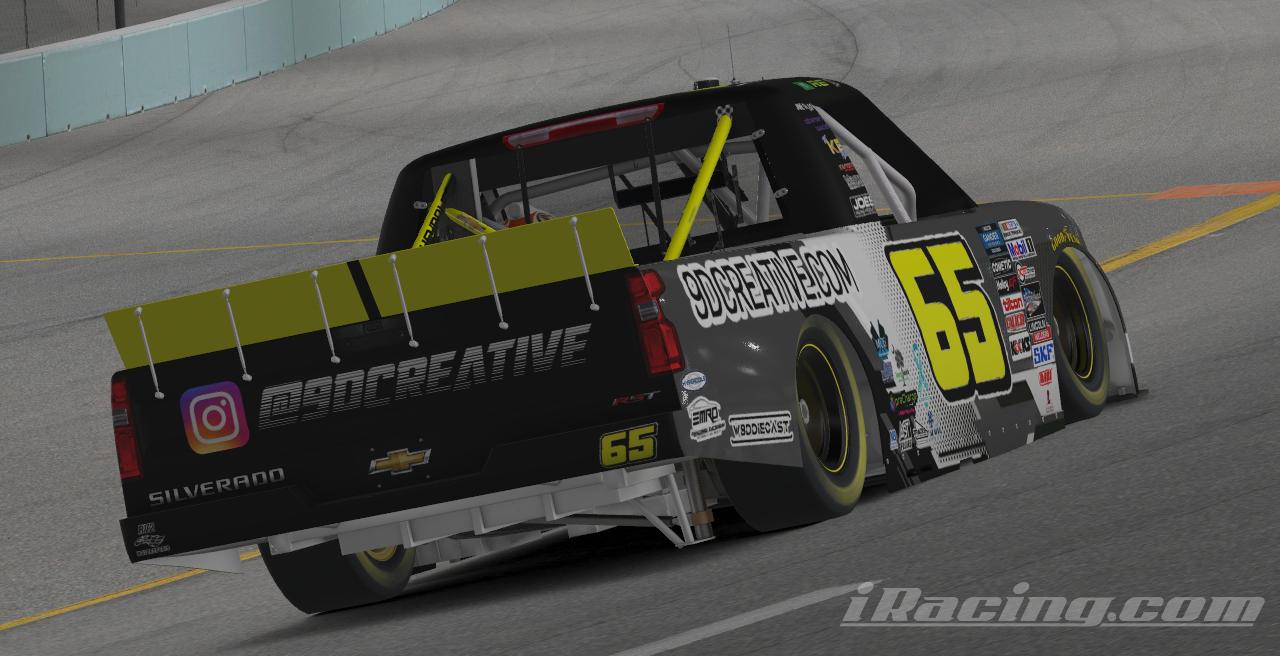 Rob Evans #65 9D Creative Silverado W/ Spec Map by Rob Evans - Trading ...