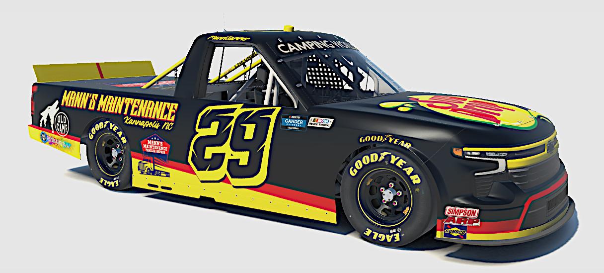 William Mann Jr: #29 Manns Maintenance/SunDrop Silverado by Gerald ...