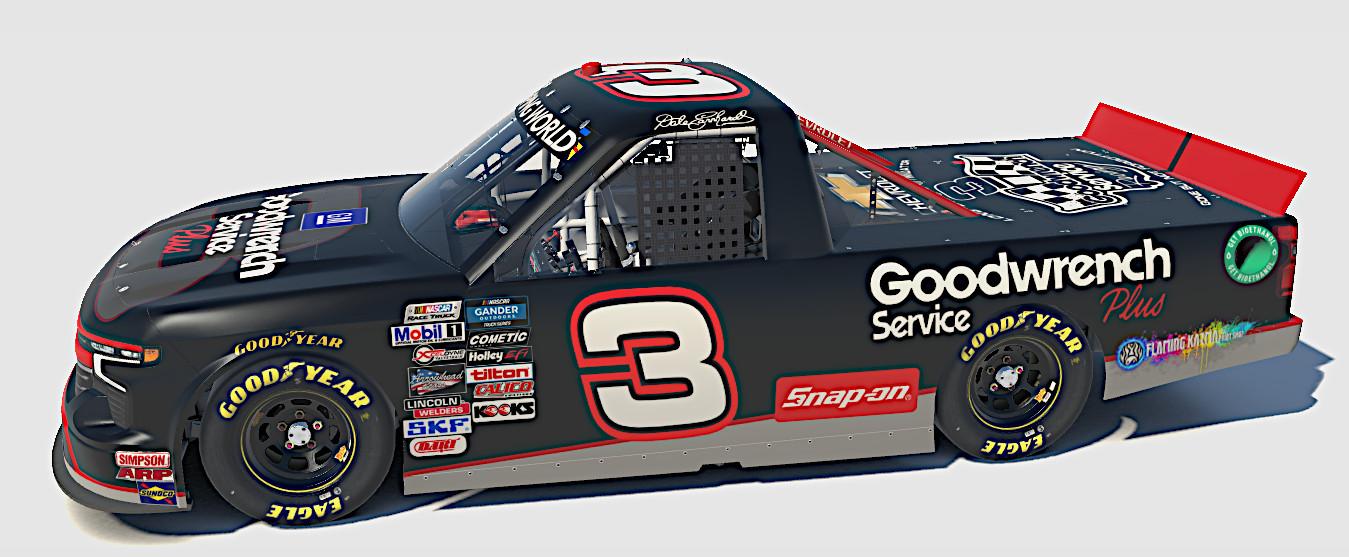 Dale Sr Tribute Silverado by Gerald Poole - Trading Paints