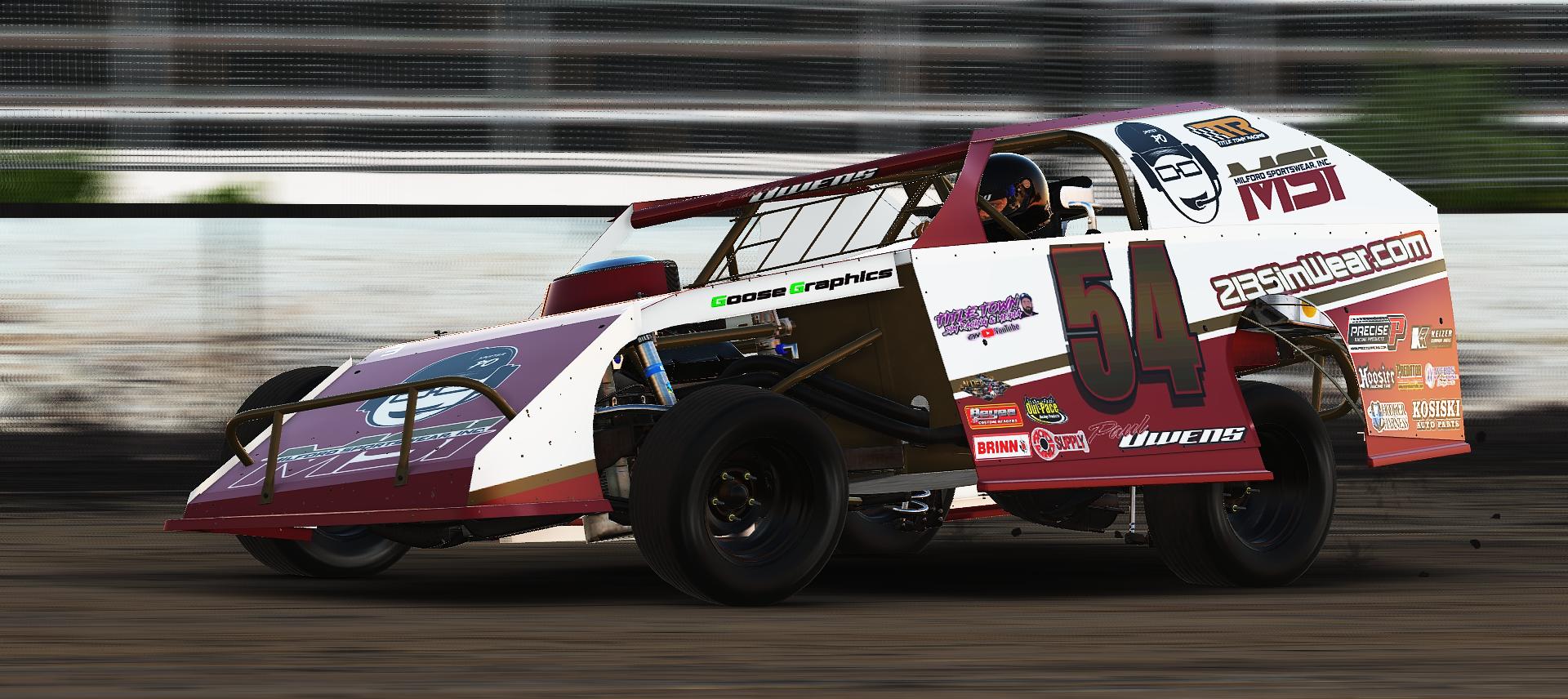 #54 Paul Owens UMP Modified by Wes Fuller - Trading Paints