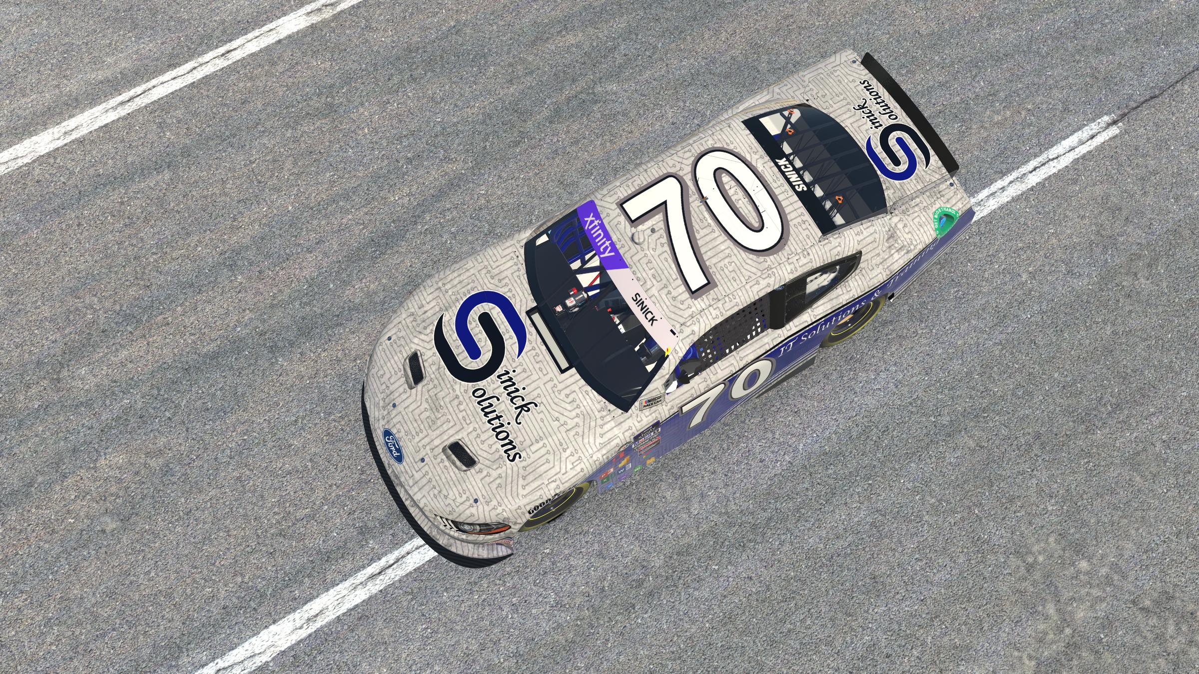 Xfinity Mustang Sinick Solutions Circuit by Adam Sinick - Trading Paints
