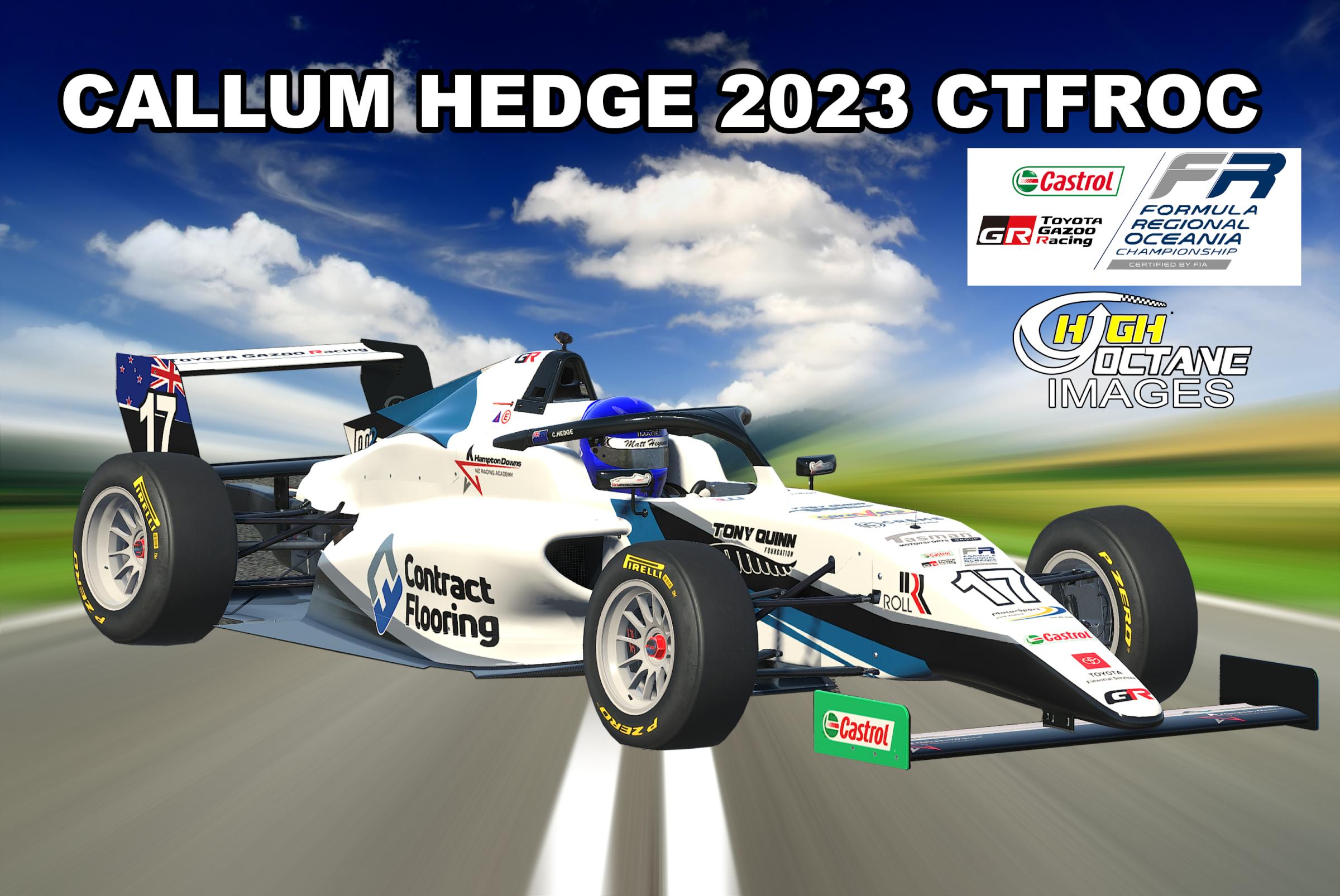 Callum Hedge 2023 Toyota Racing Series by Matt Heywood - Trading Paints