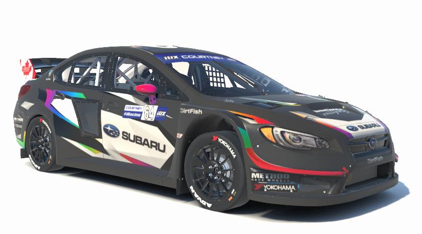 Subaru WRX STI rainbow by Rae Courtney - Trading Paints