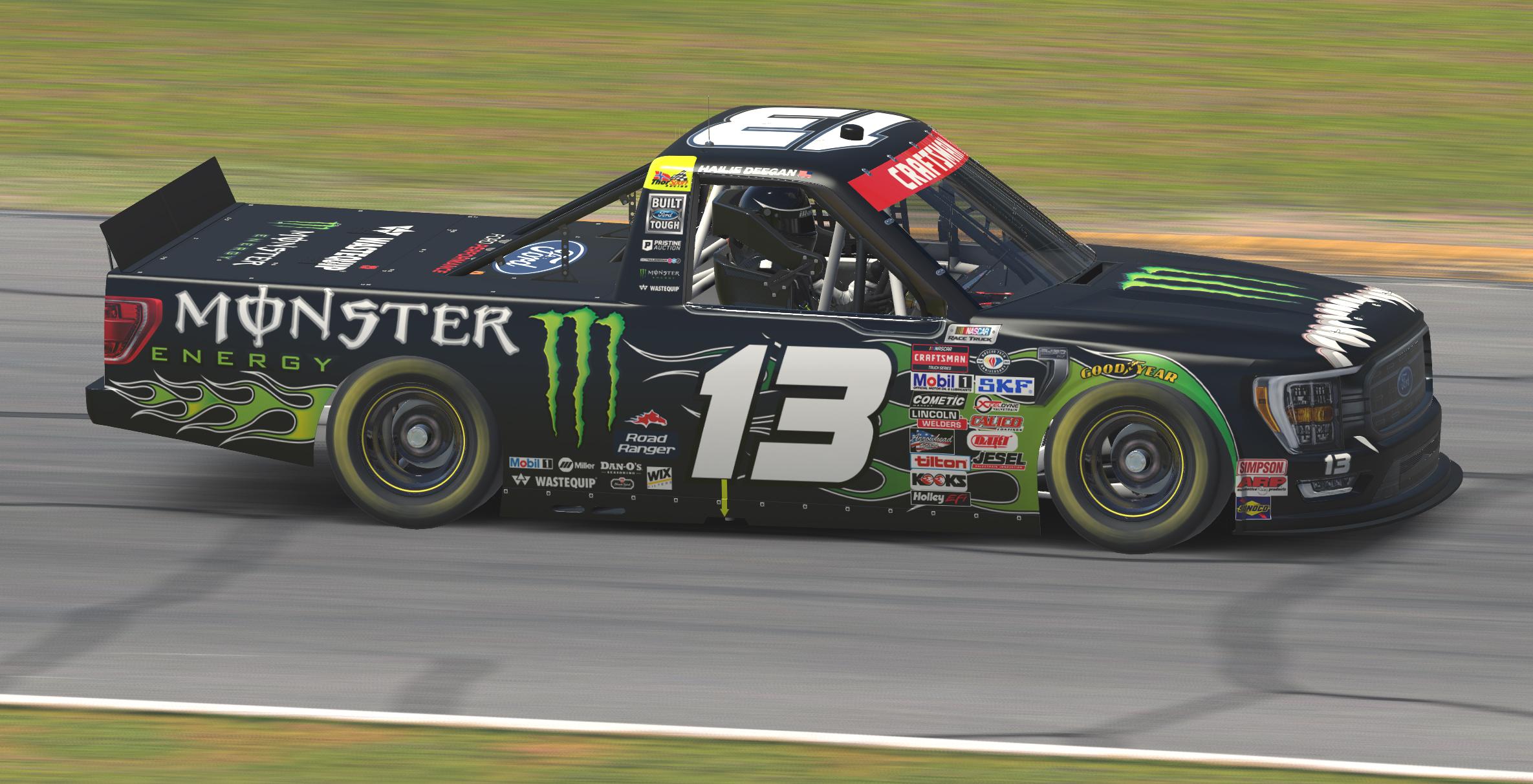 Hailie Deegan 2023 Thorsport Monster Energy Flames concept Custom # by ...