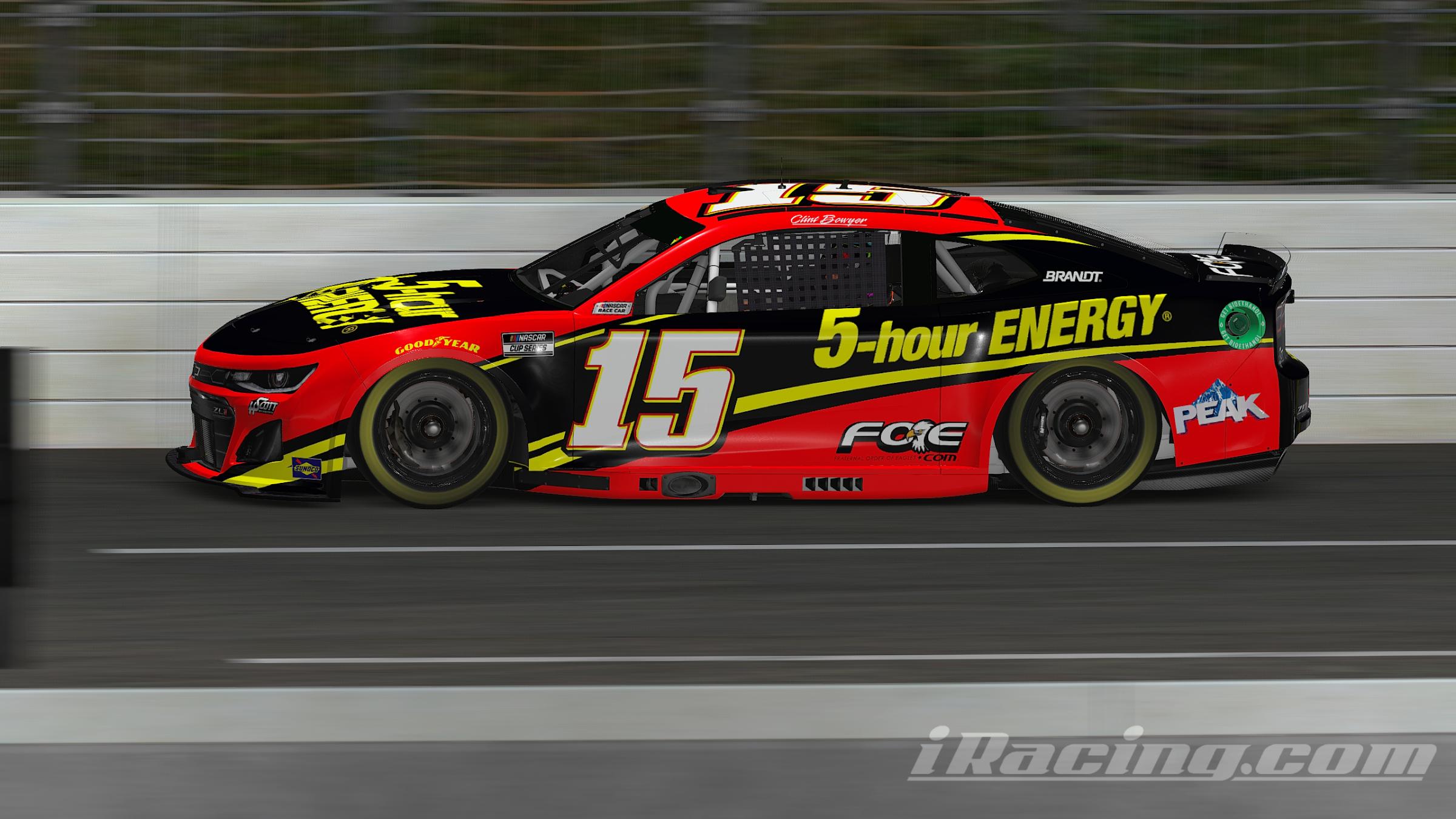 Clint Bowyer Hscott #15 by James R Bomar - Trading Paints