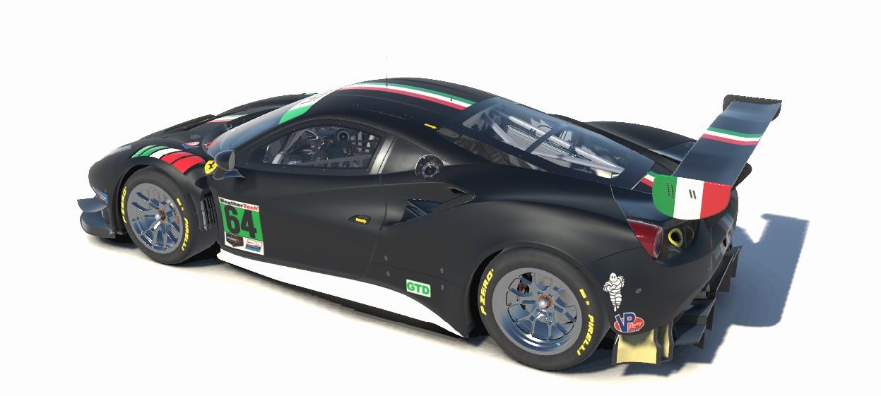 Ferrari 488 GT3 Evo #Black Italia Imsa Version by Ilian Meunier ...