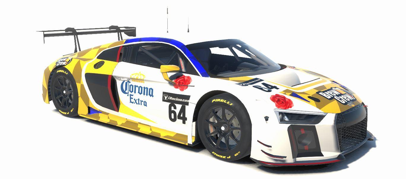 Audi R8 LMS GT3BrewCrew Corona copy by David D. - Trading Paints