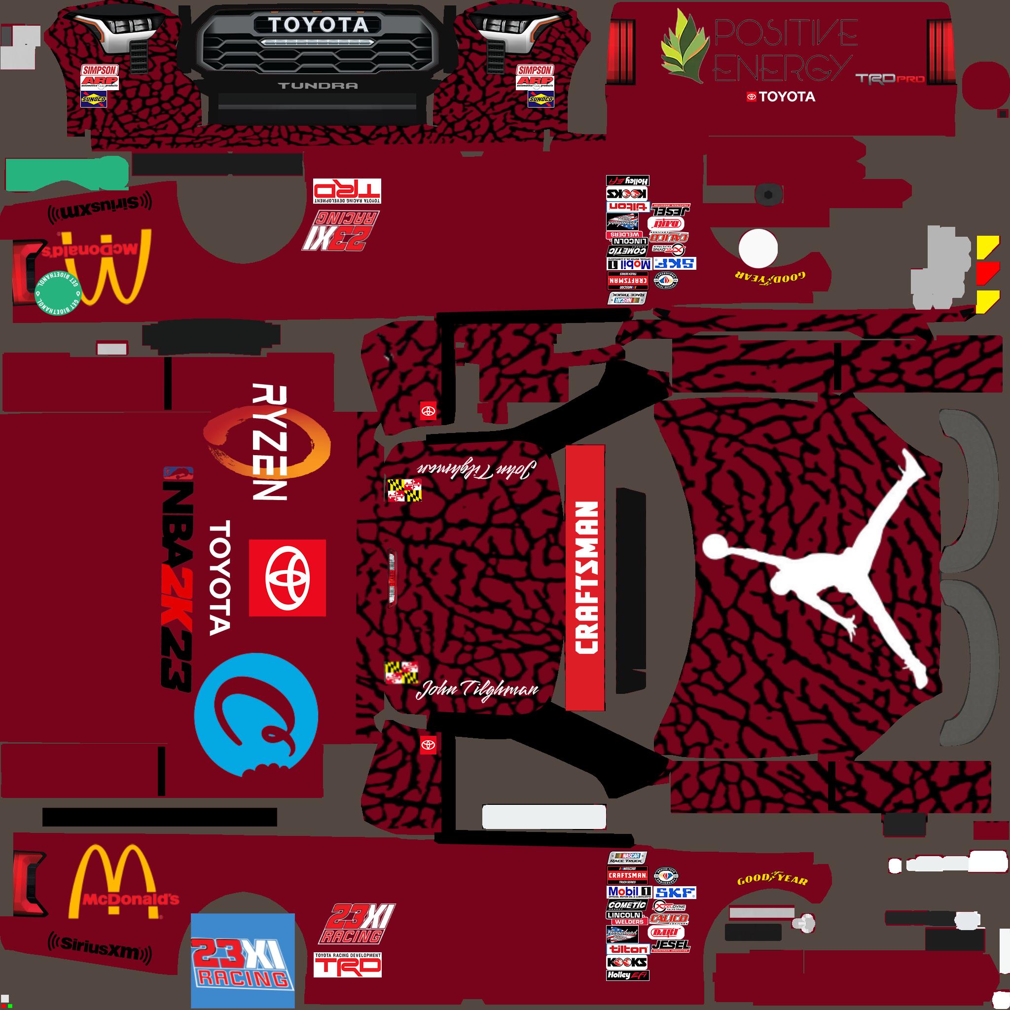 First Toyota Tundra Truck 2023 (Jordan Brand) by John Tilghman ...