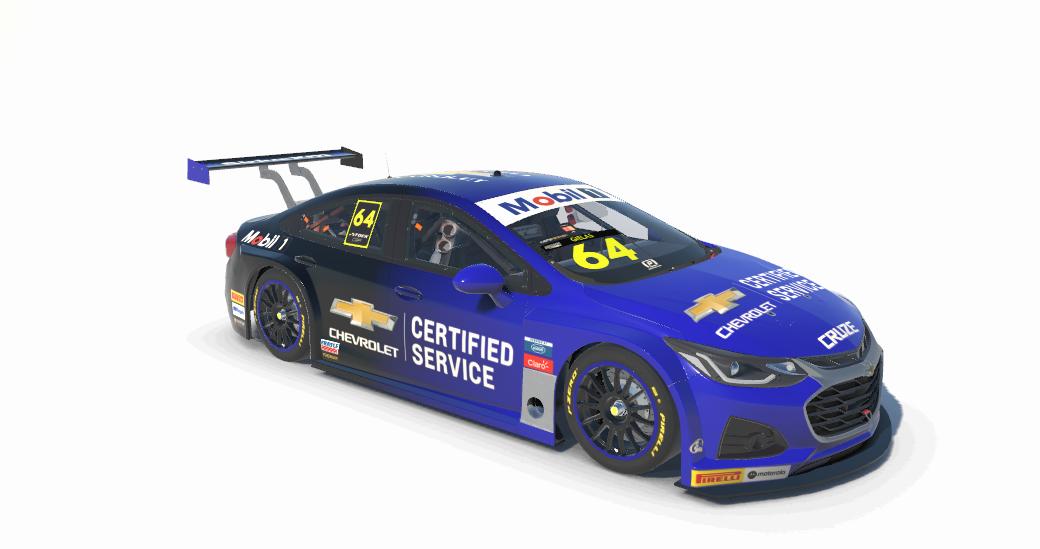 Nightmare Motorsports Cruze Blue by Nick Gielas - Trading Paints