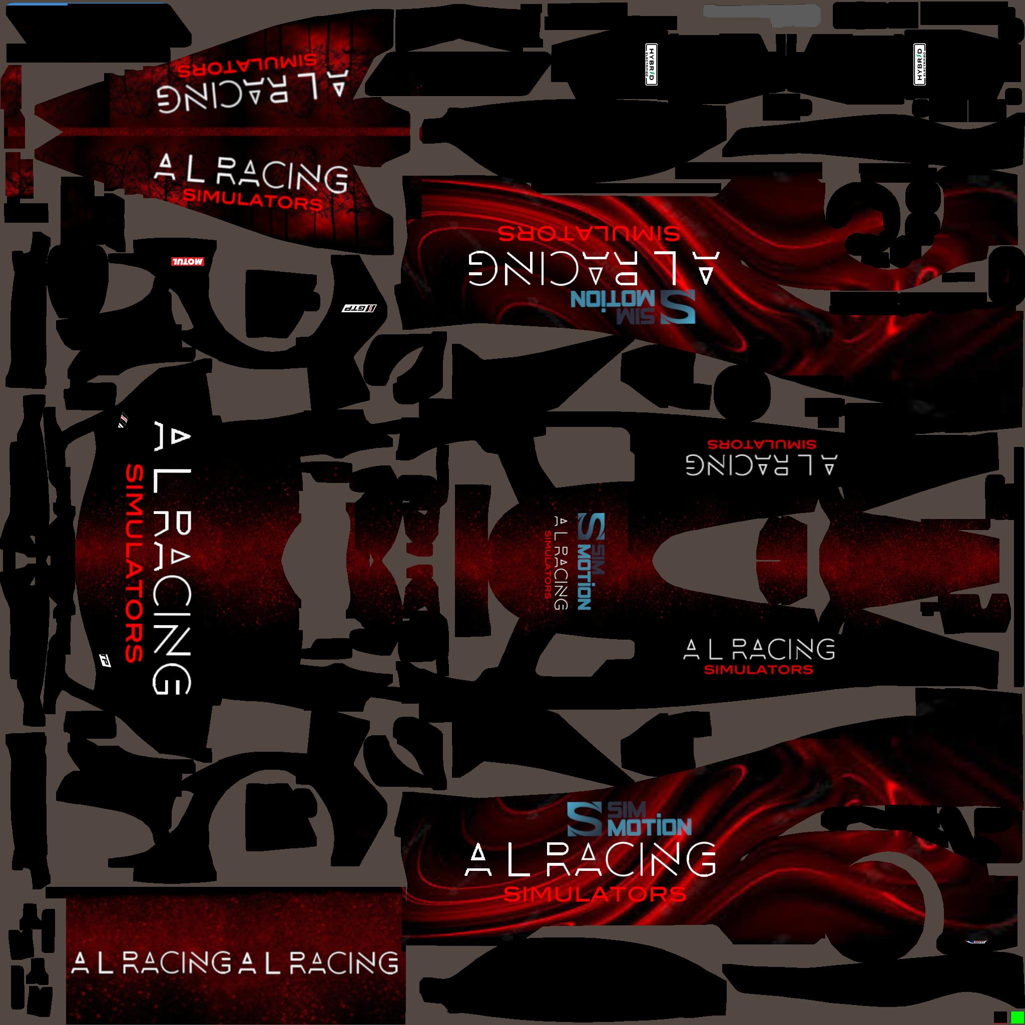 A L racing simulators car by Billy Snodgrass - Trading Paints