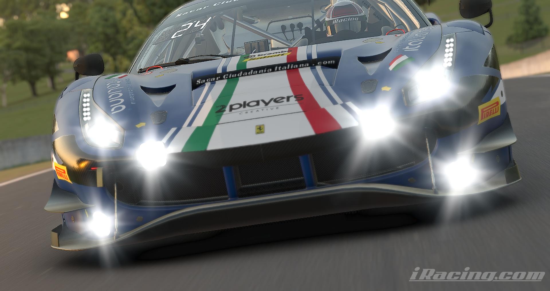 Ferrari 488 GT3 Evo - Blue design based on AF Corse by Nahuel Torres7 ...